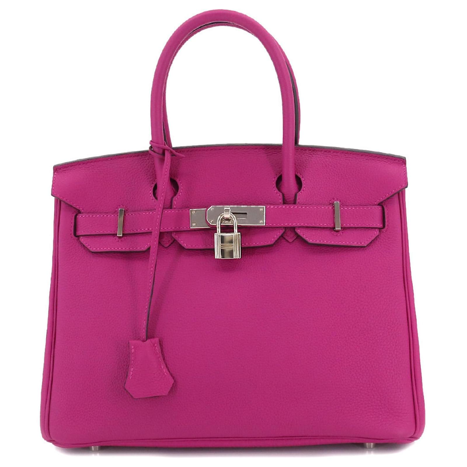 Hermès HERMES BIRKIN 30 Pink Leder ref.959332 - Joli Closet