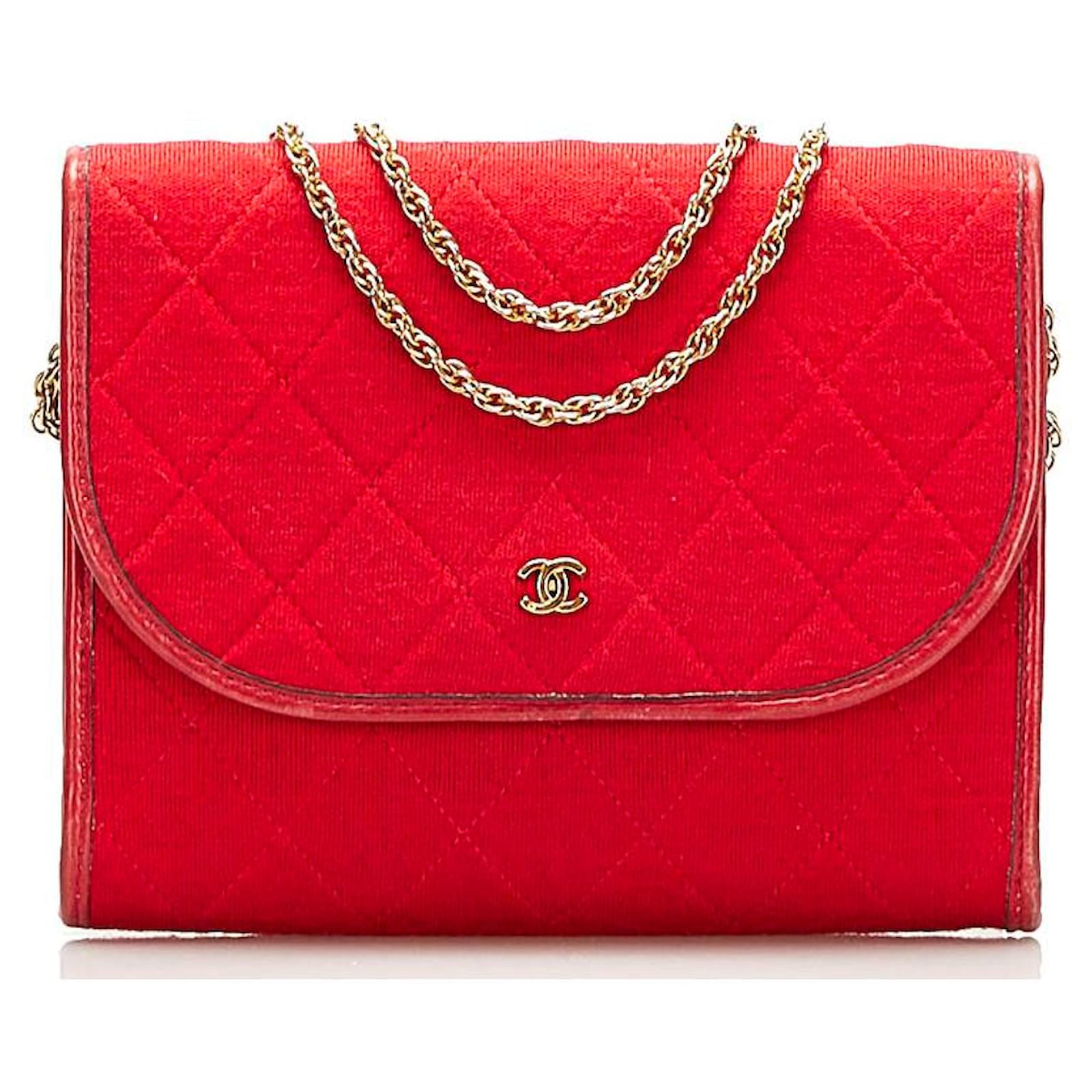 Timeless Chanel quilted Red Cotton ref.959759 - Joli Closet