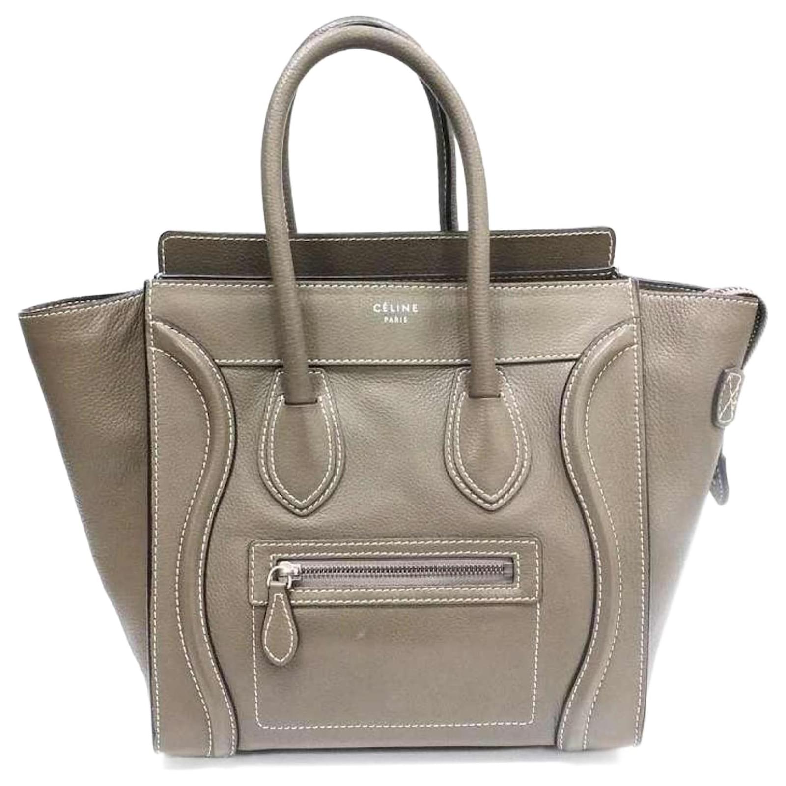 Céline Luggage Grey Leather ref.959857 - Joli Closet