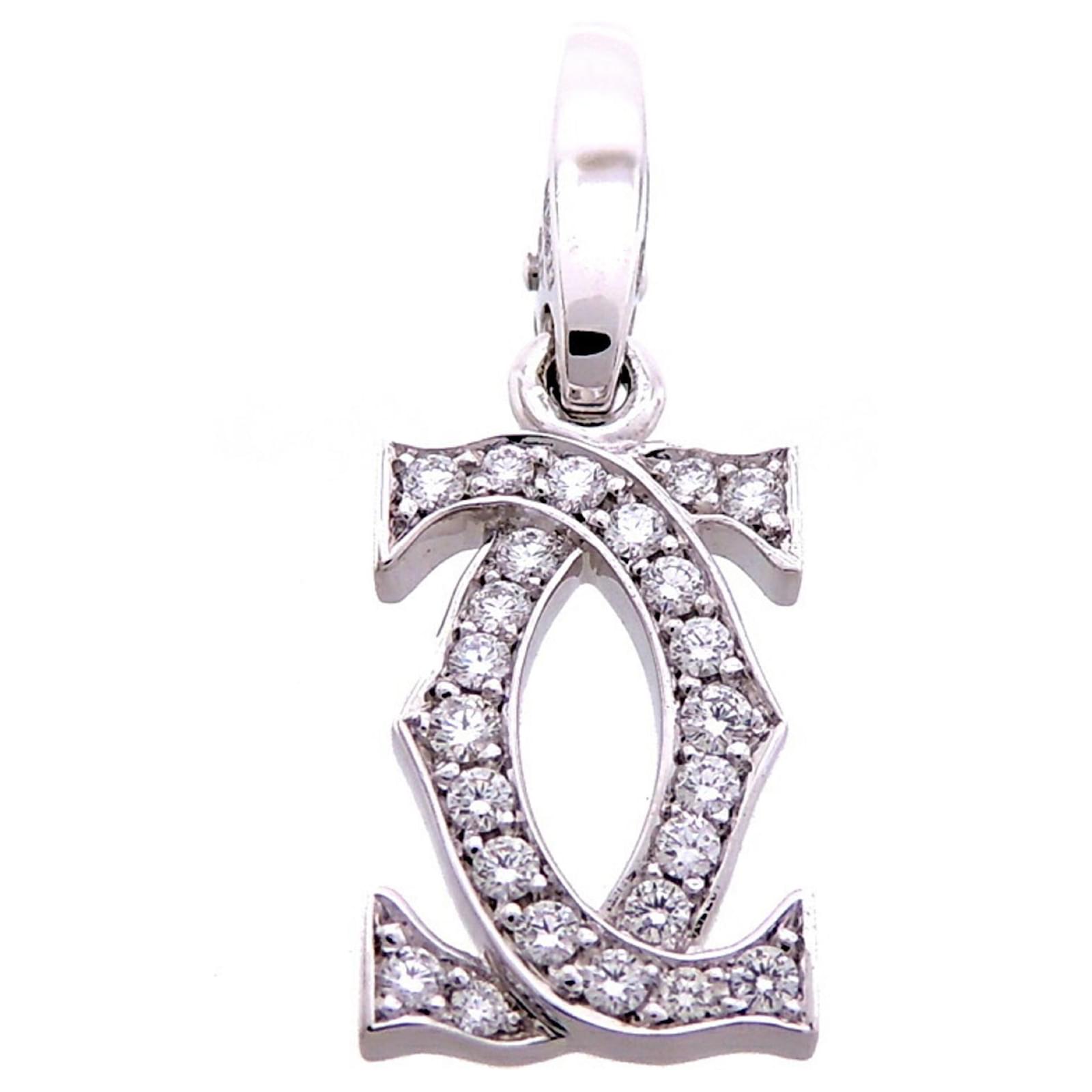 cartier 2C C2 Silvery White gold ref.961419 - Joli Closet