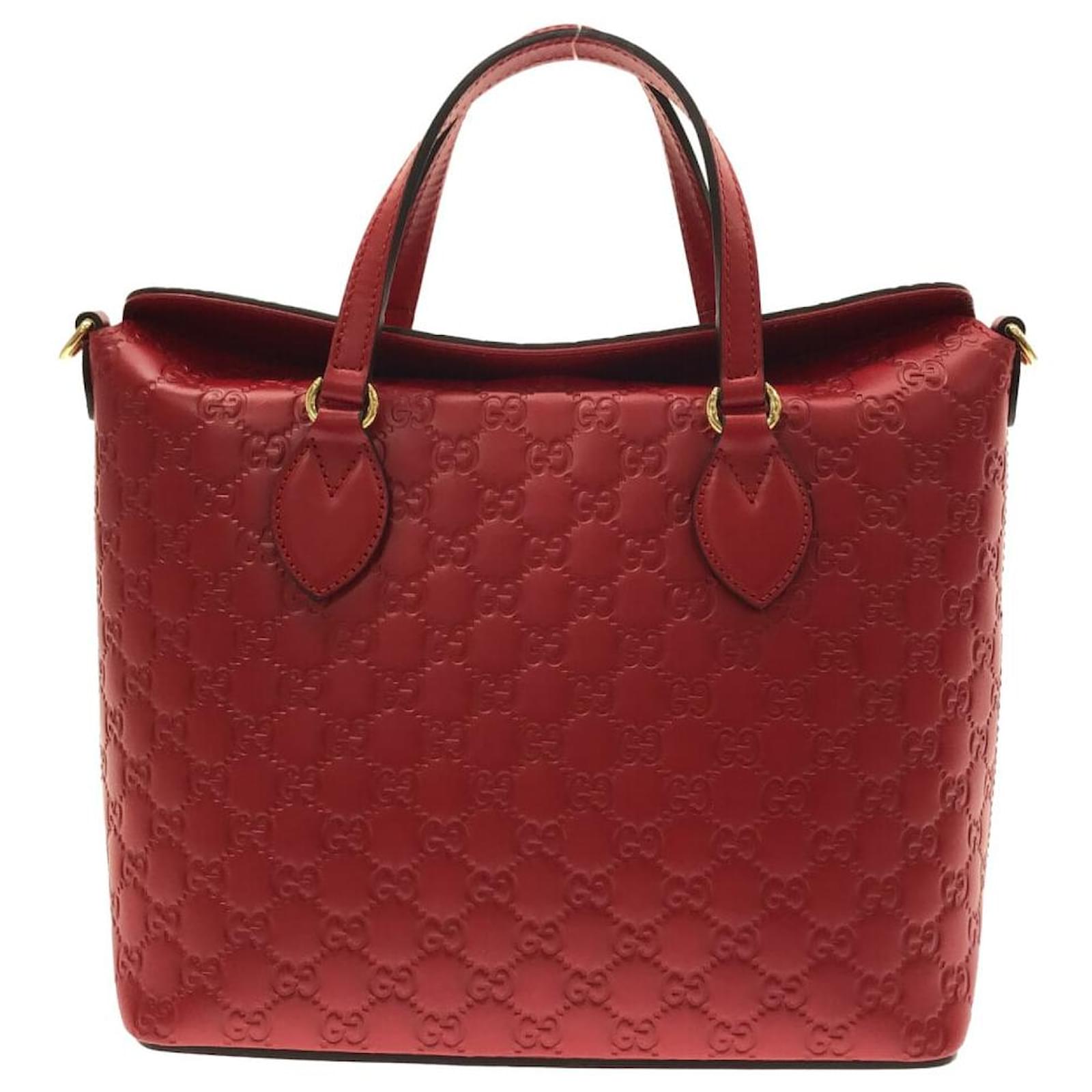 Gucci Guccissima Red Leather ref.962825 - Joli Closet