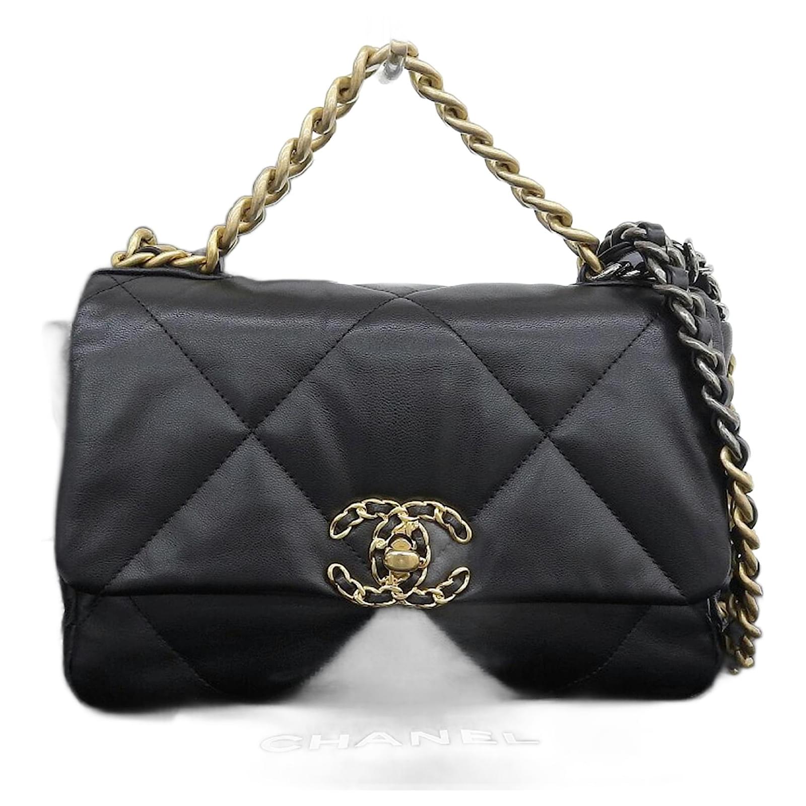 Classique Chanel Cuir Noir ref.963756 - Joli Closet