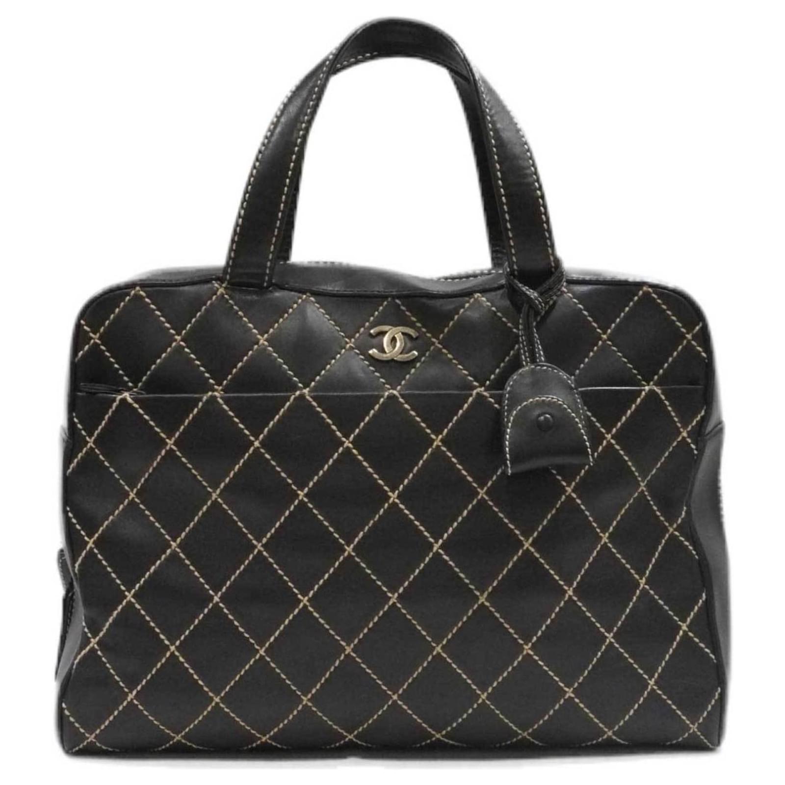 Chanel Bowling Black Leather ref.965402 - Joli Closet