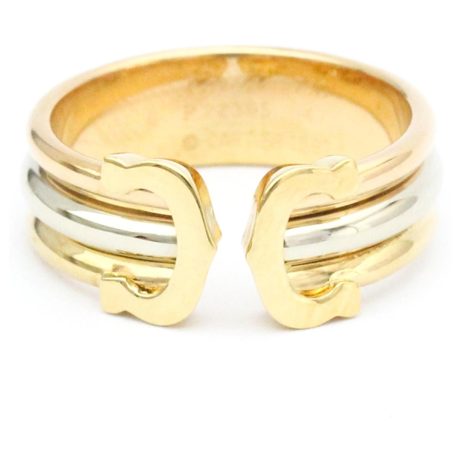 Trinity cartier 2C C2 Or rose Doré ref.965538 - Joli Closet