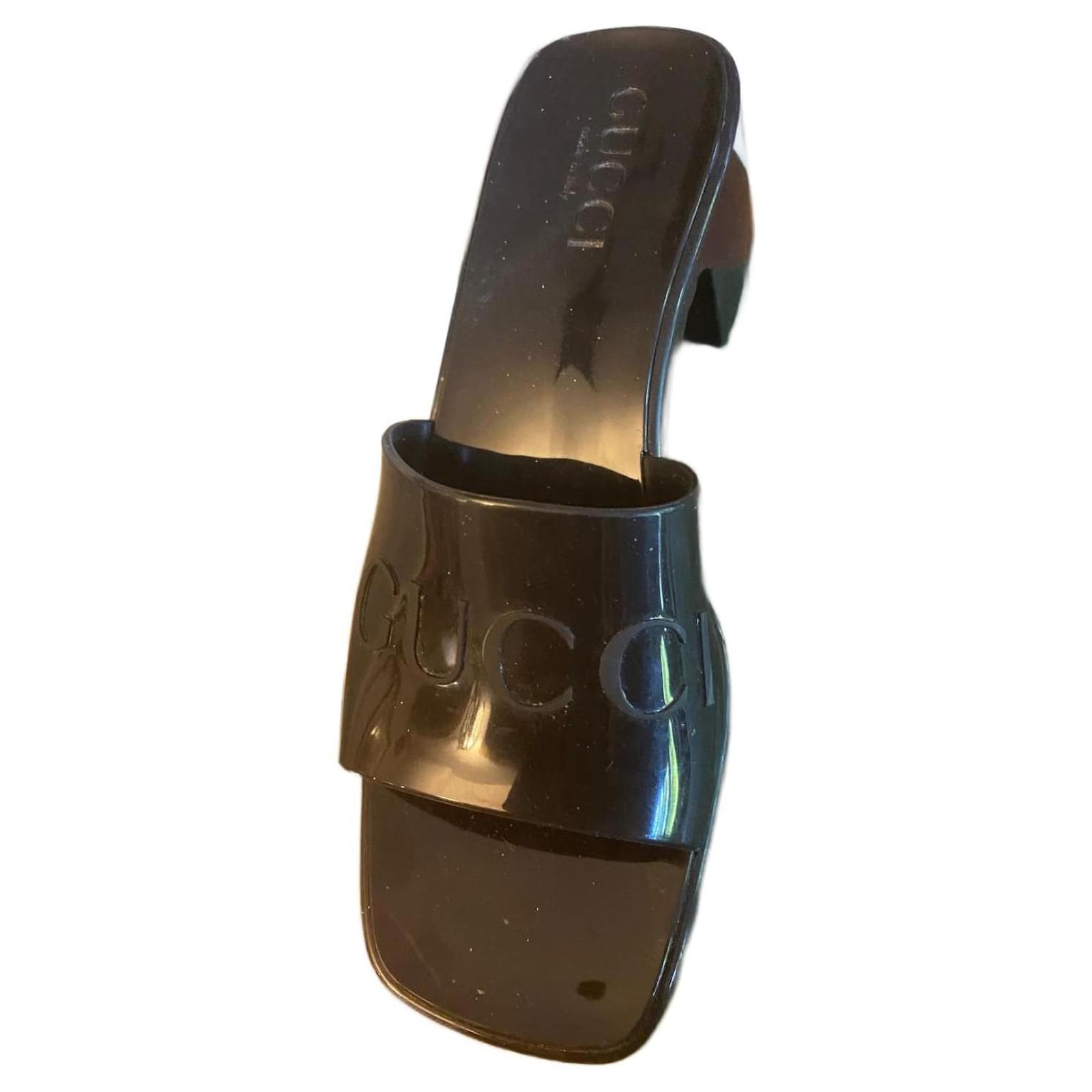 Gucci Black mules Plastic ref.966517 - Joli Closet