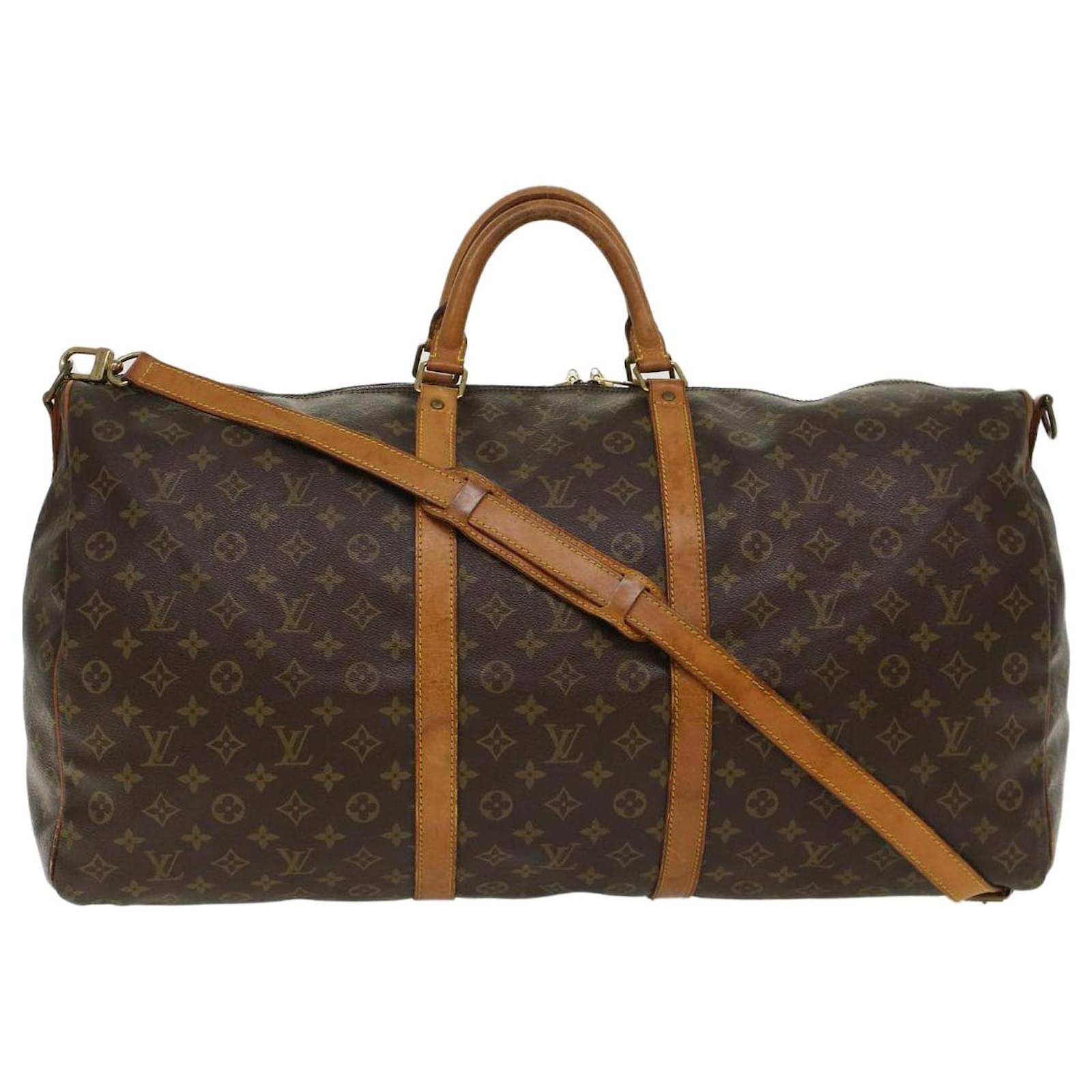Louis Vuitton Keepall Bandouliere 60 Brown Cloth ref.966784 - Joli Closet
