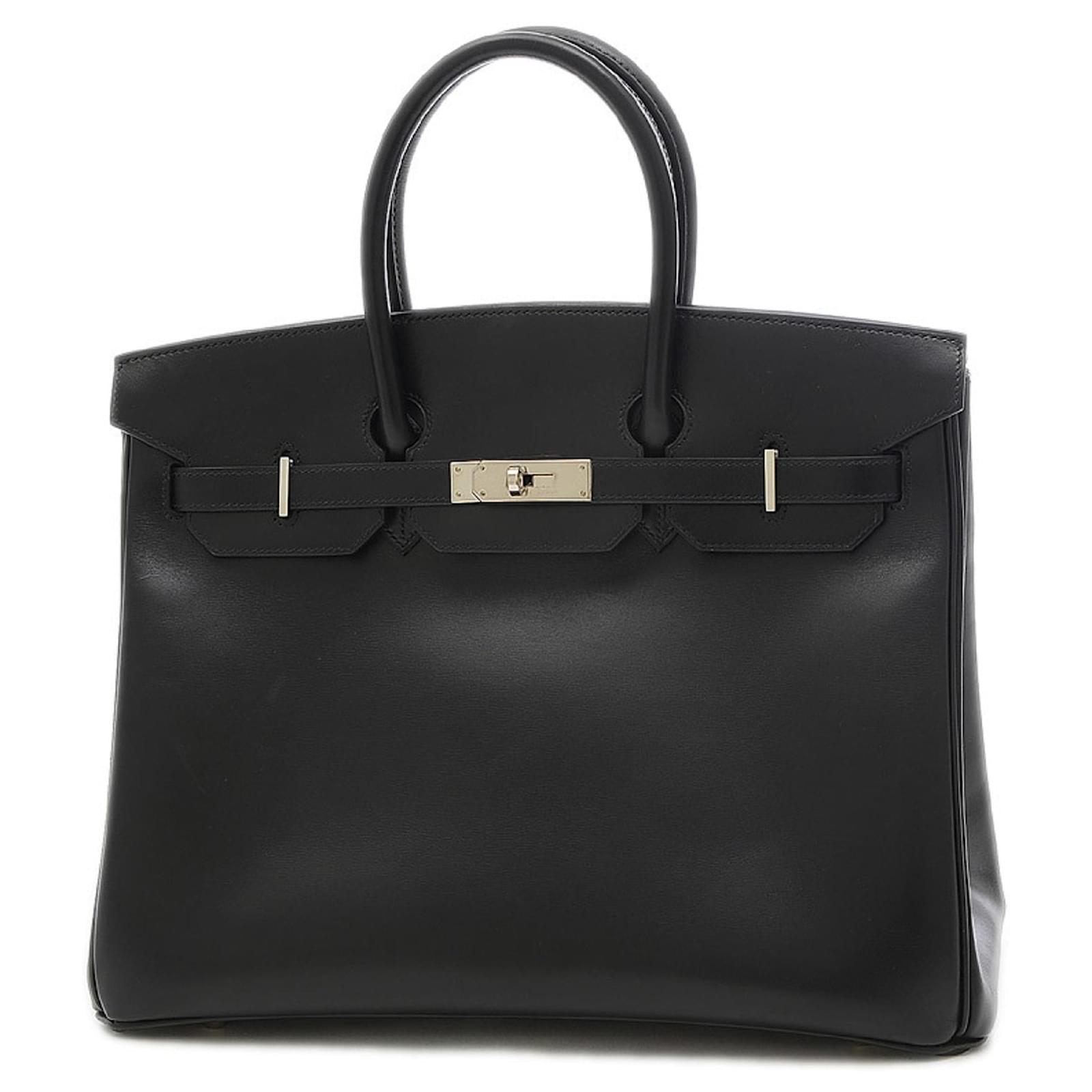 Hermès HERMES BIRKIN 35 Black Leather ref.968559 - Joli Closet
