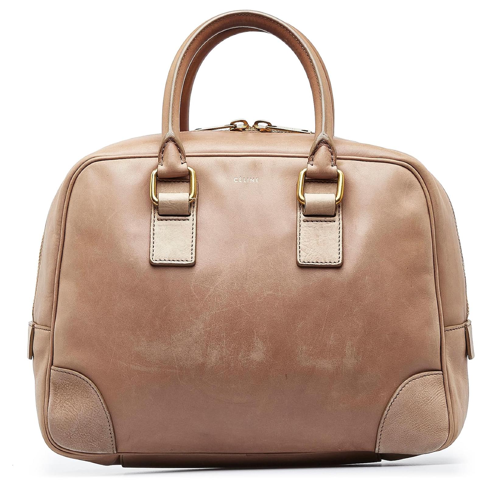 Céline Celine Brown Leather Handbag Pony-style calfskin ref.968676 ...