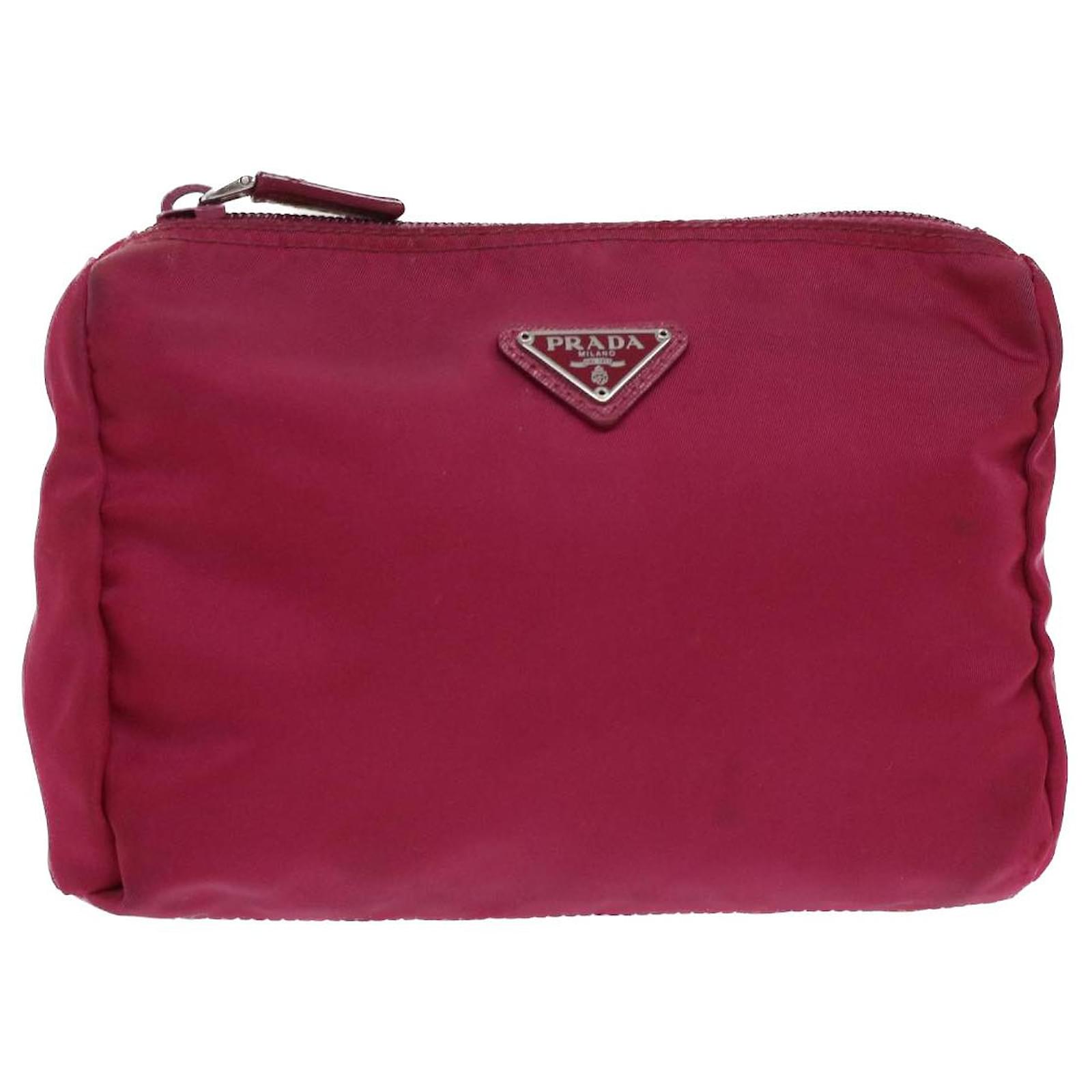 Prada Cosmetic pouch Red Synthetic ref.969785 - Joli Closet
