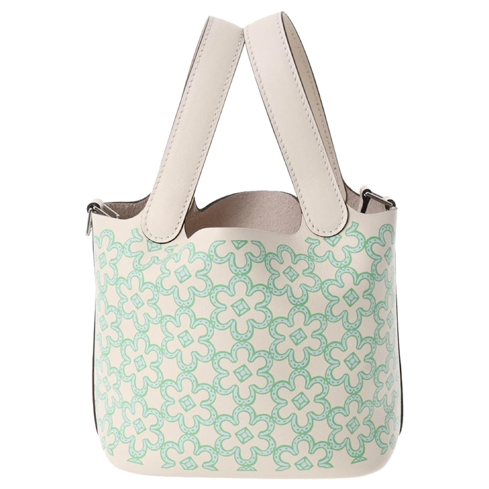 Hermès Picotin Lock Cuir Blanc ref.969865 - Joli Closet