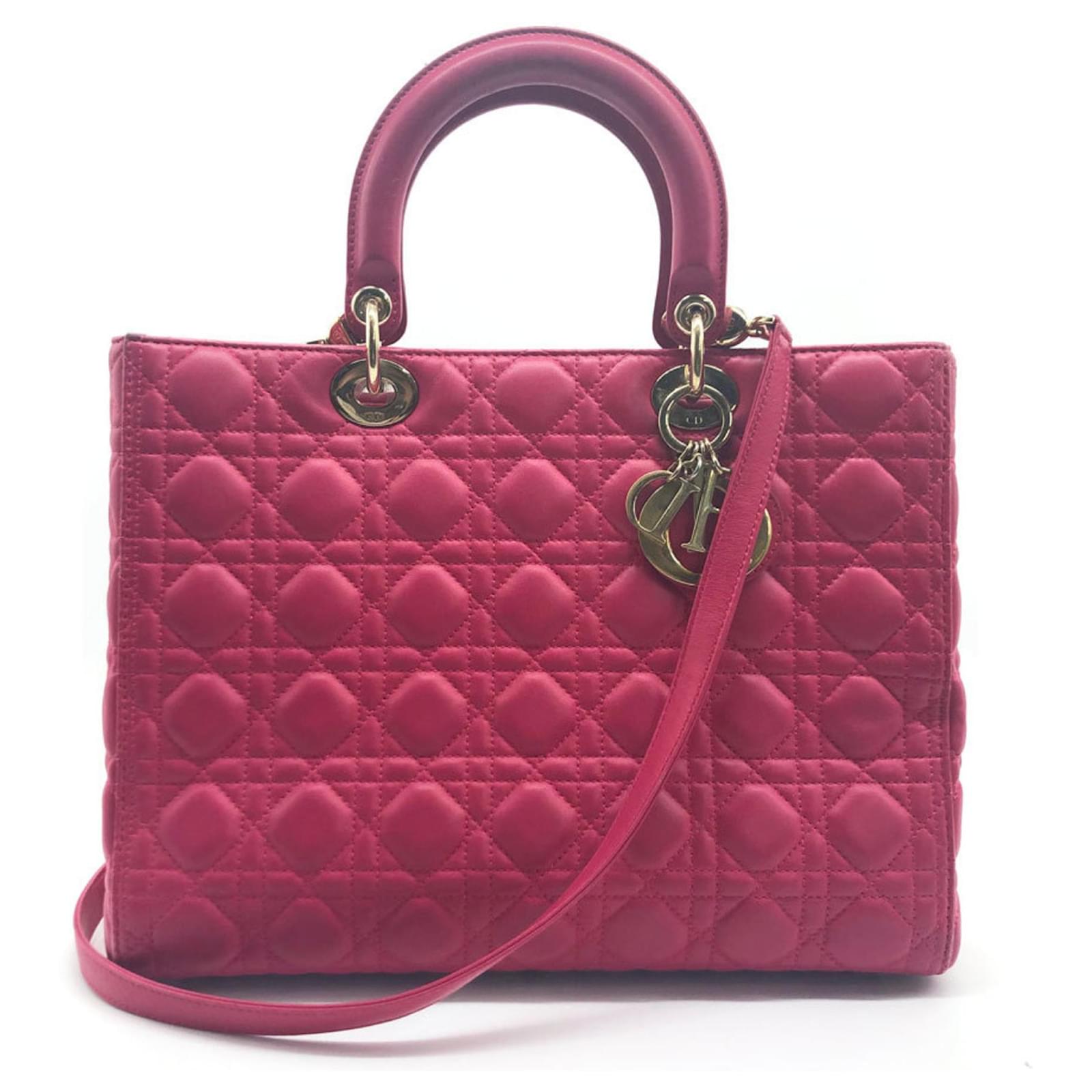 Dior Lady Dior Pink Leather ref.970862 - Joli Closet