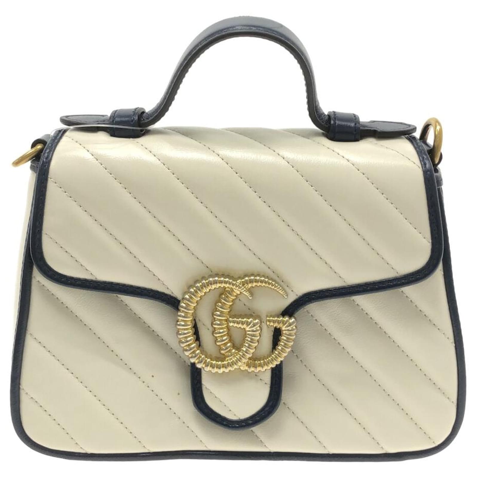 Gucci GG Marmont Beige Leather ref.970973 - Joli Closet