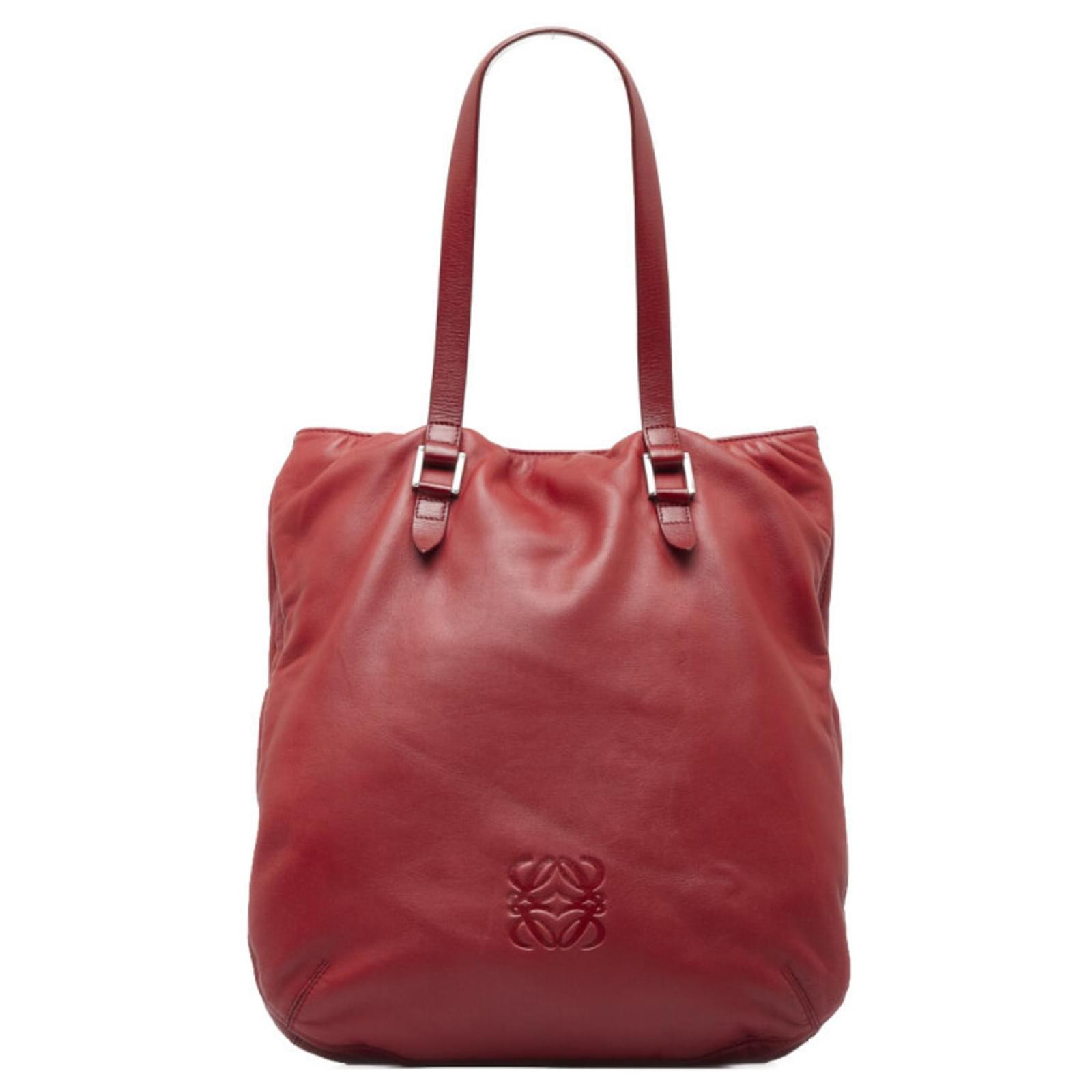 Loewe Red Leather ref.971738 - Joli Closet