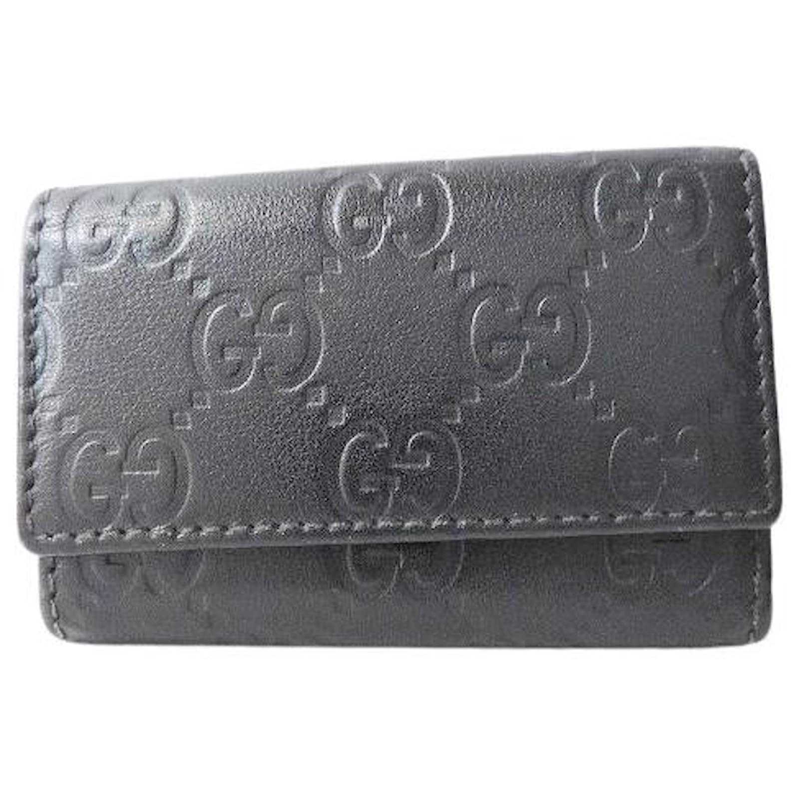 Gucci Key case Black Leather ref.1001224 - Joli Closet