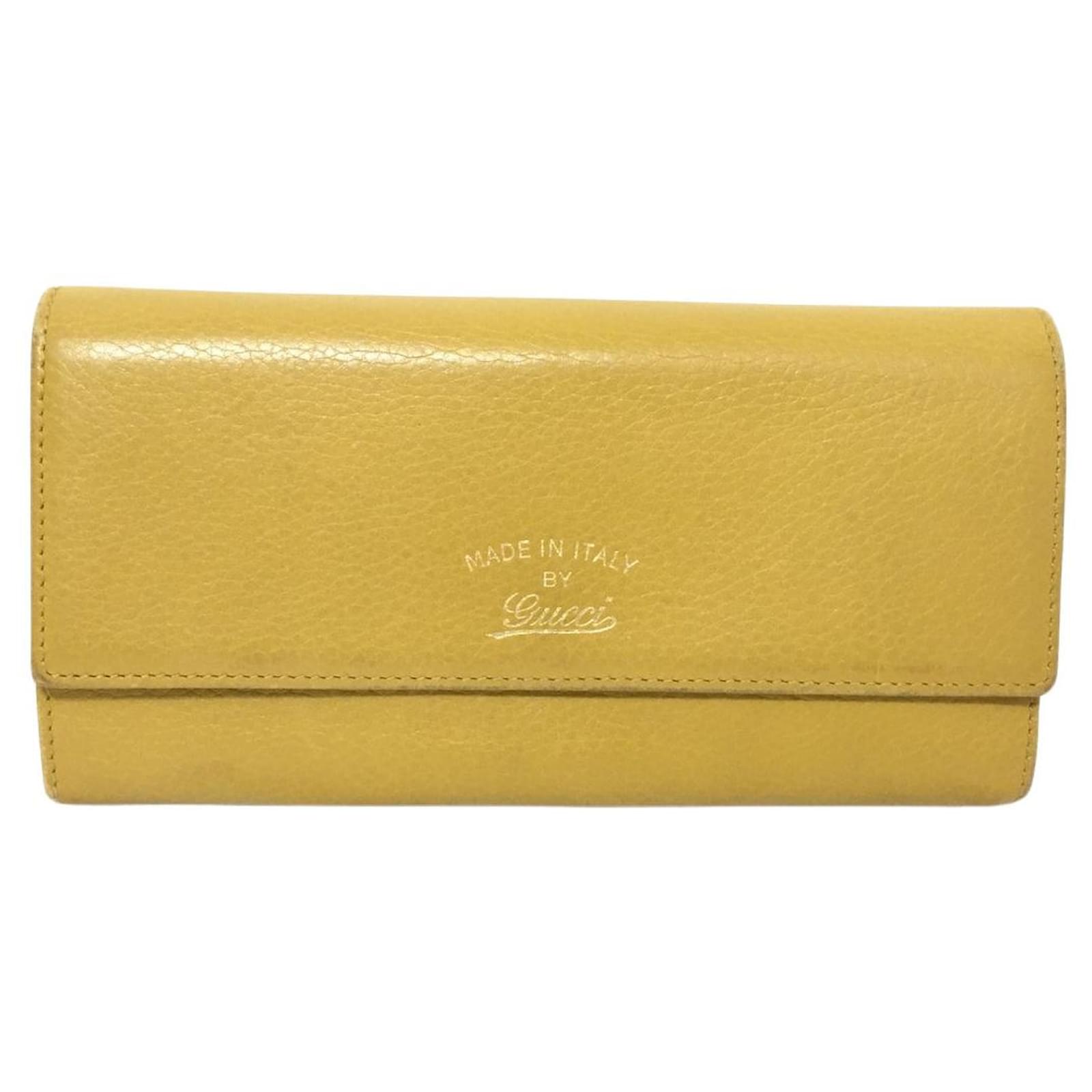 gucci Yellow Leather ref.1001434 - Joli Closet