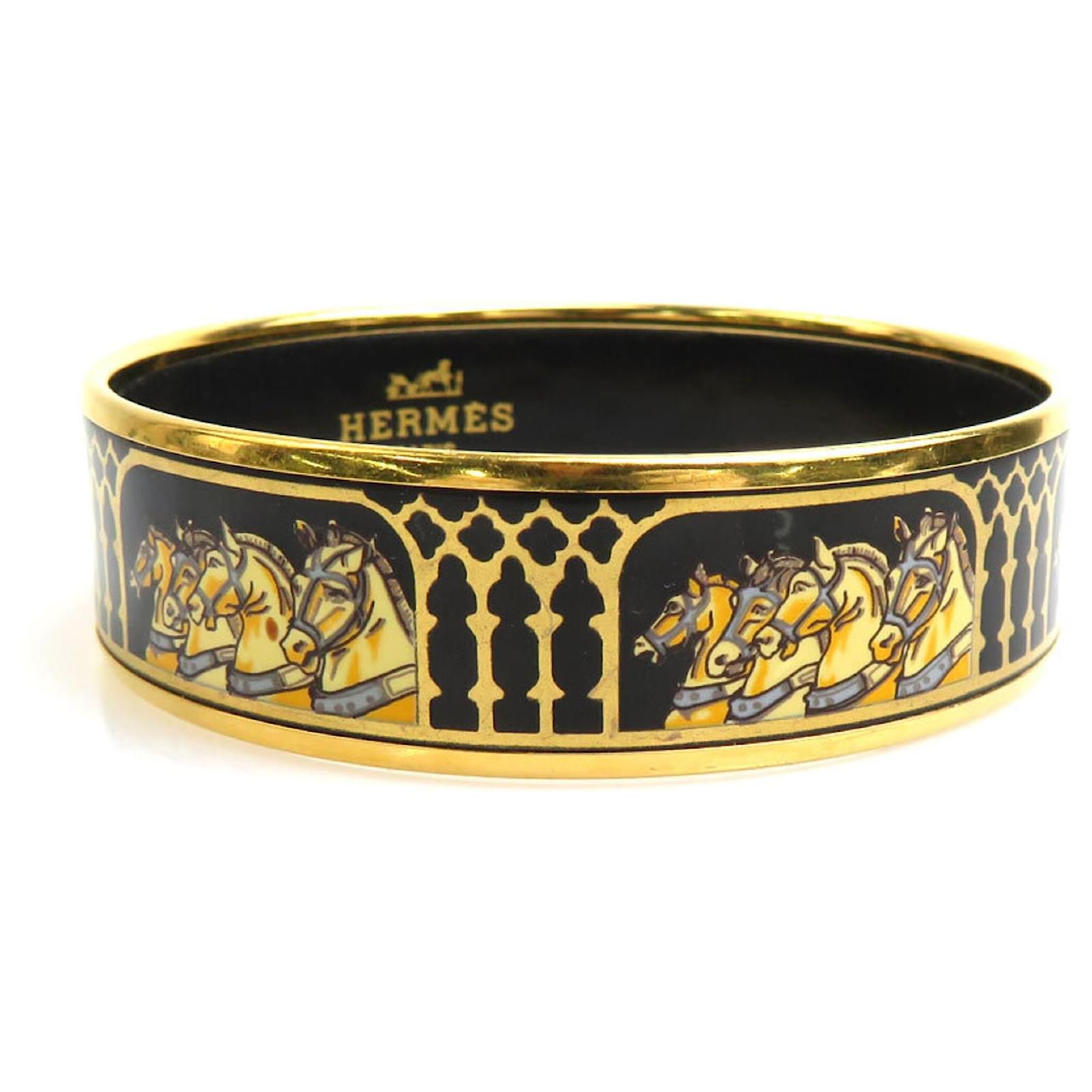 Hermès Emaillés Black Metal ref.1001547 - Joli Closet