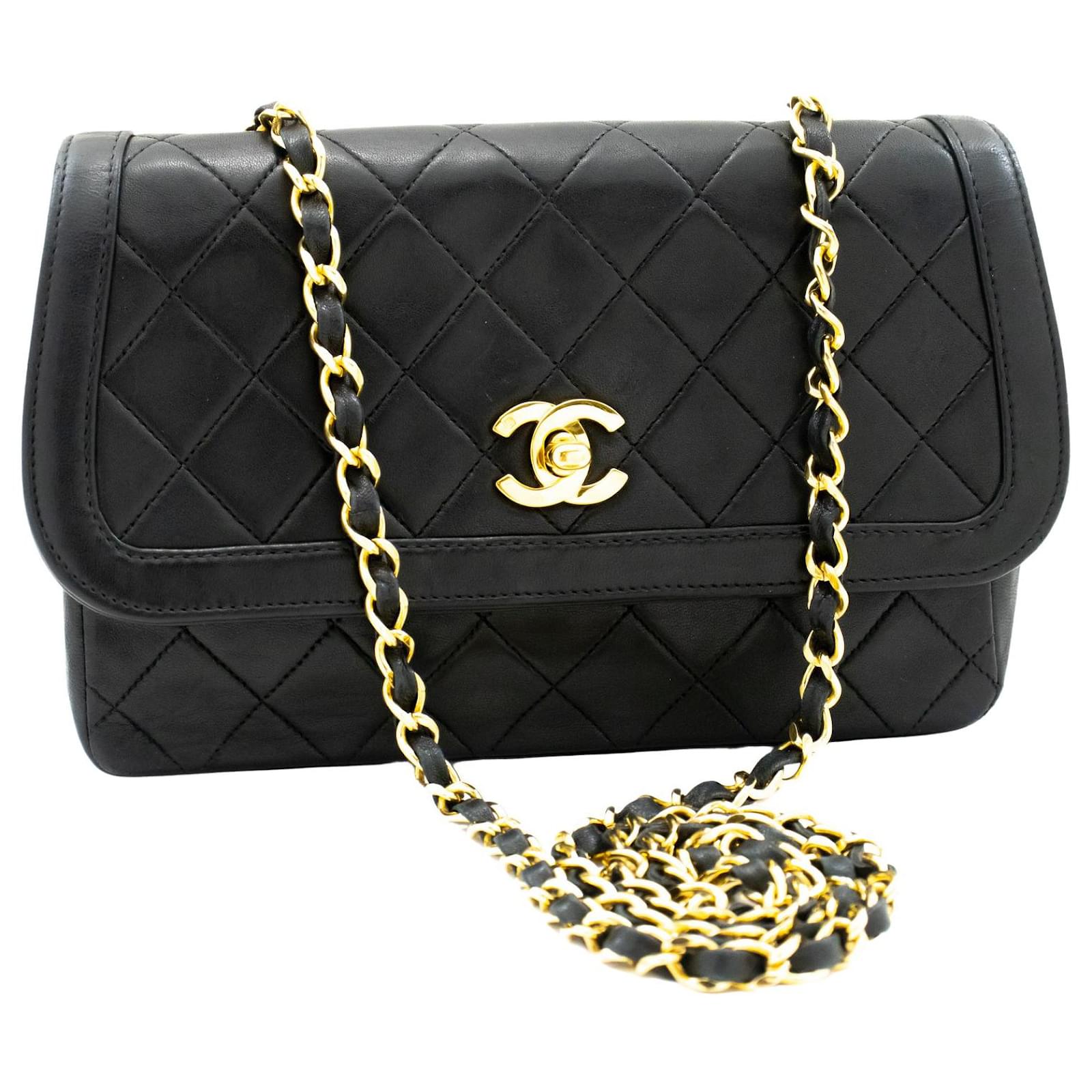 Chanel Diana Black Leather ref.1001795 - Joli Closet