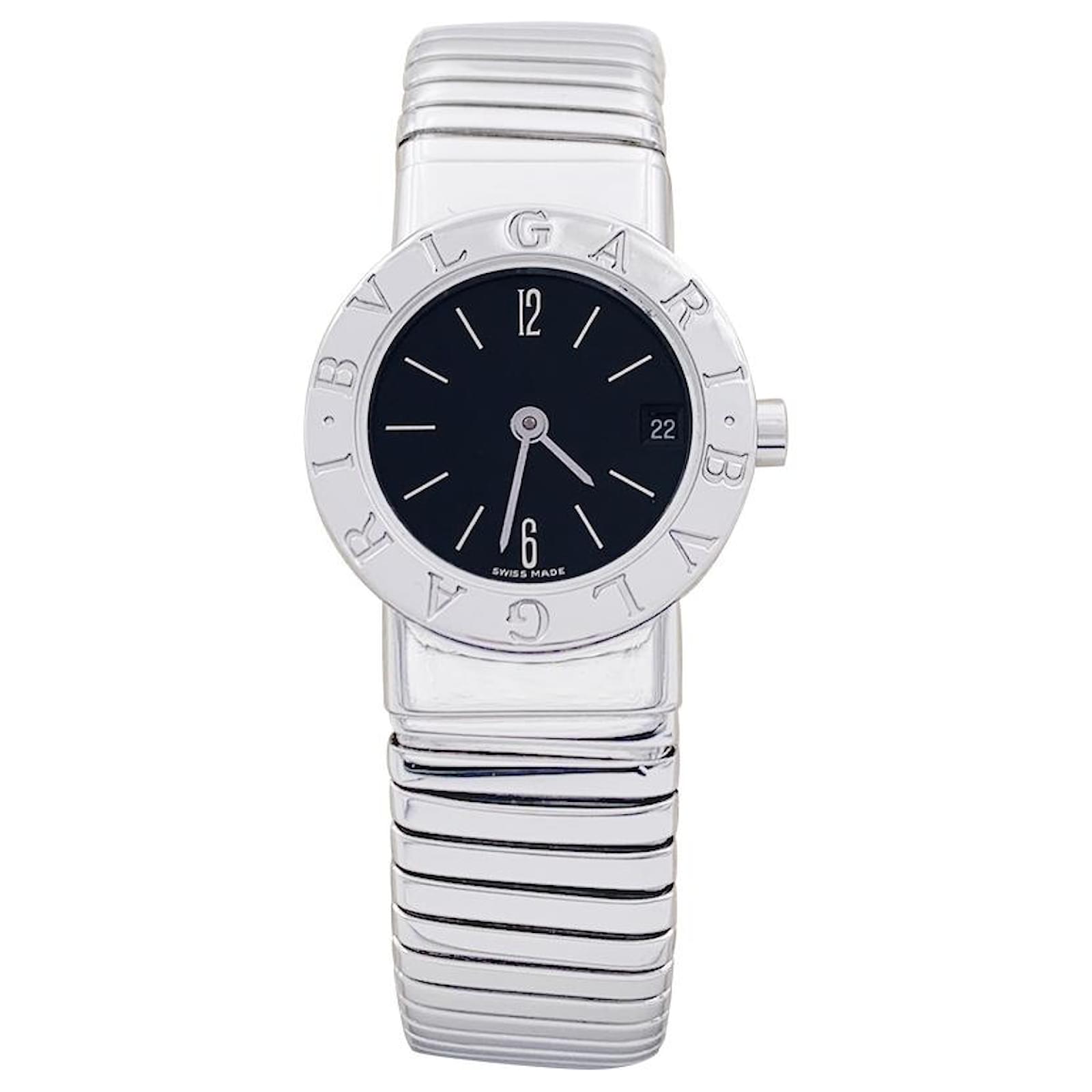 Bulgari watch,"Bulgari-Bulgari", model "BB 23", steel. ref.1004349 ...