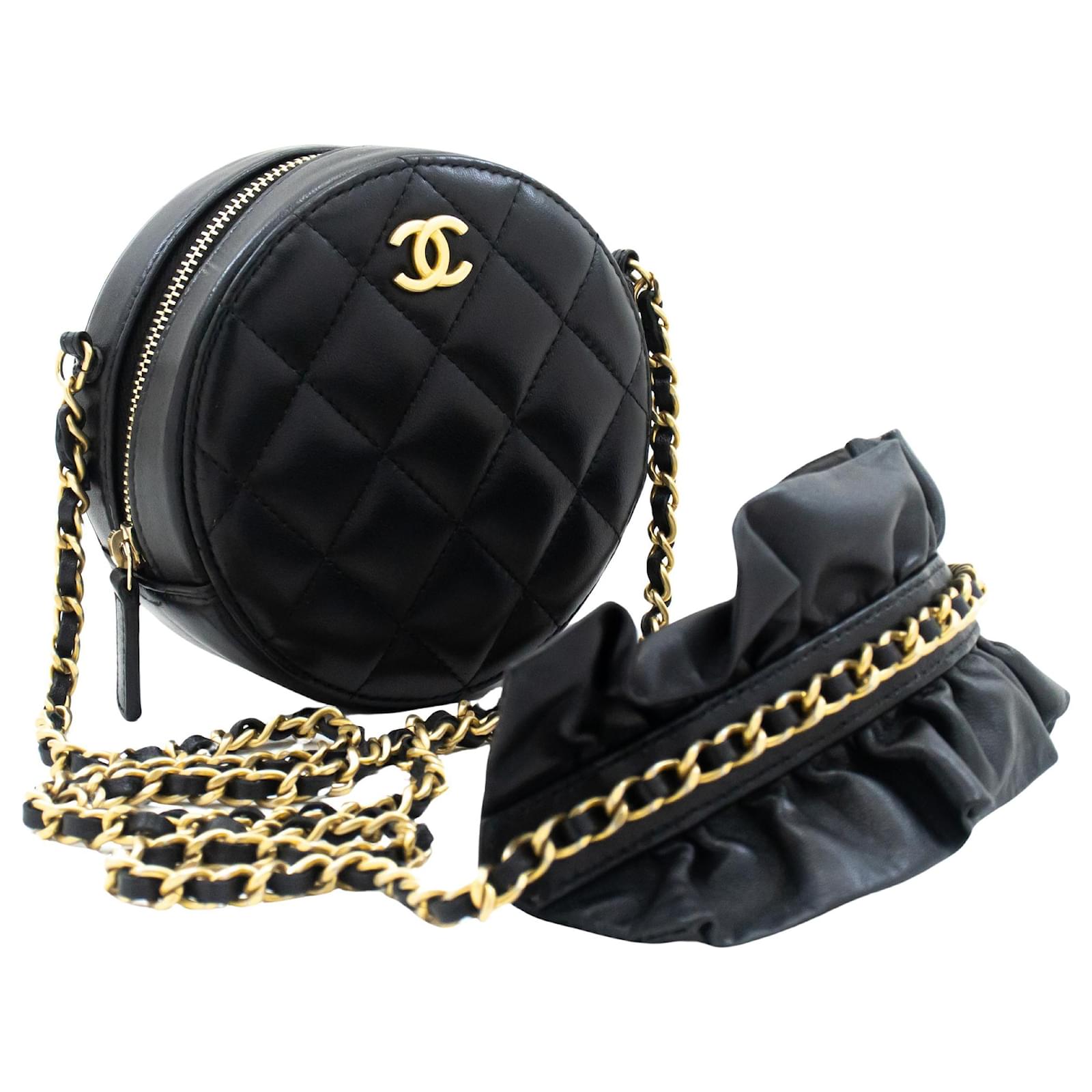 Timeless Chanel Ronde Black Leather ref.1005138 - Joli Closet