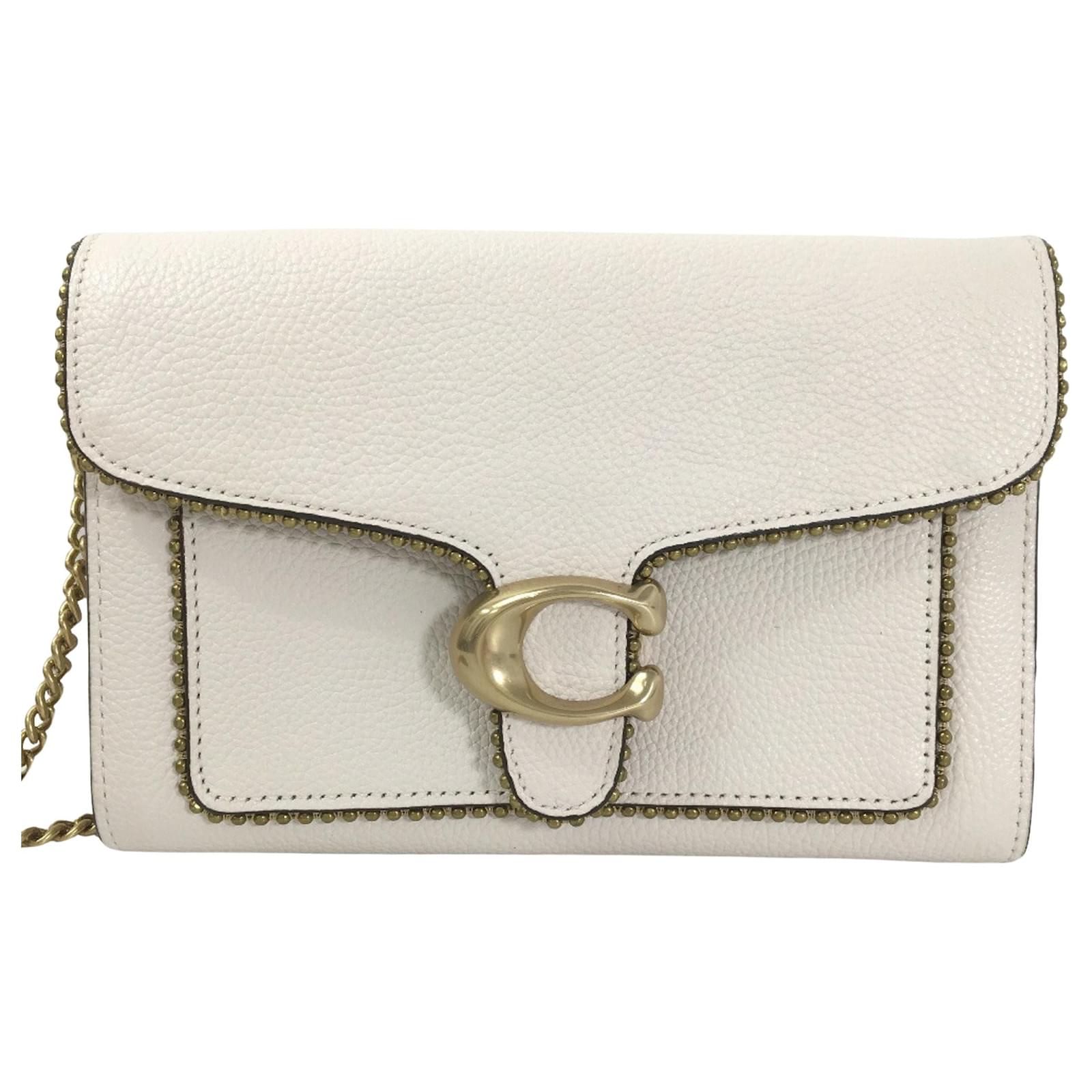 Coach White Leather ref.1005399 - Joli Closet