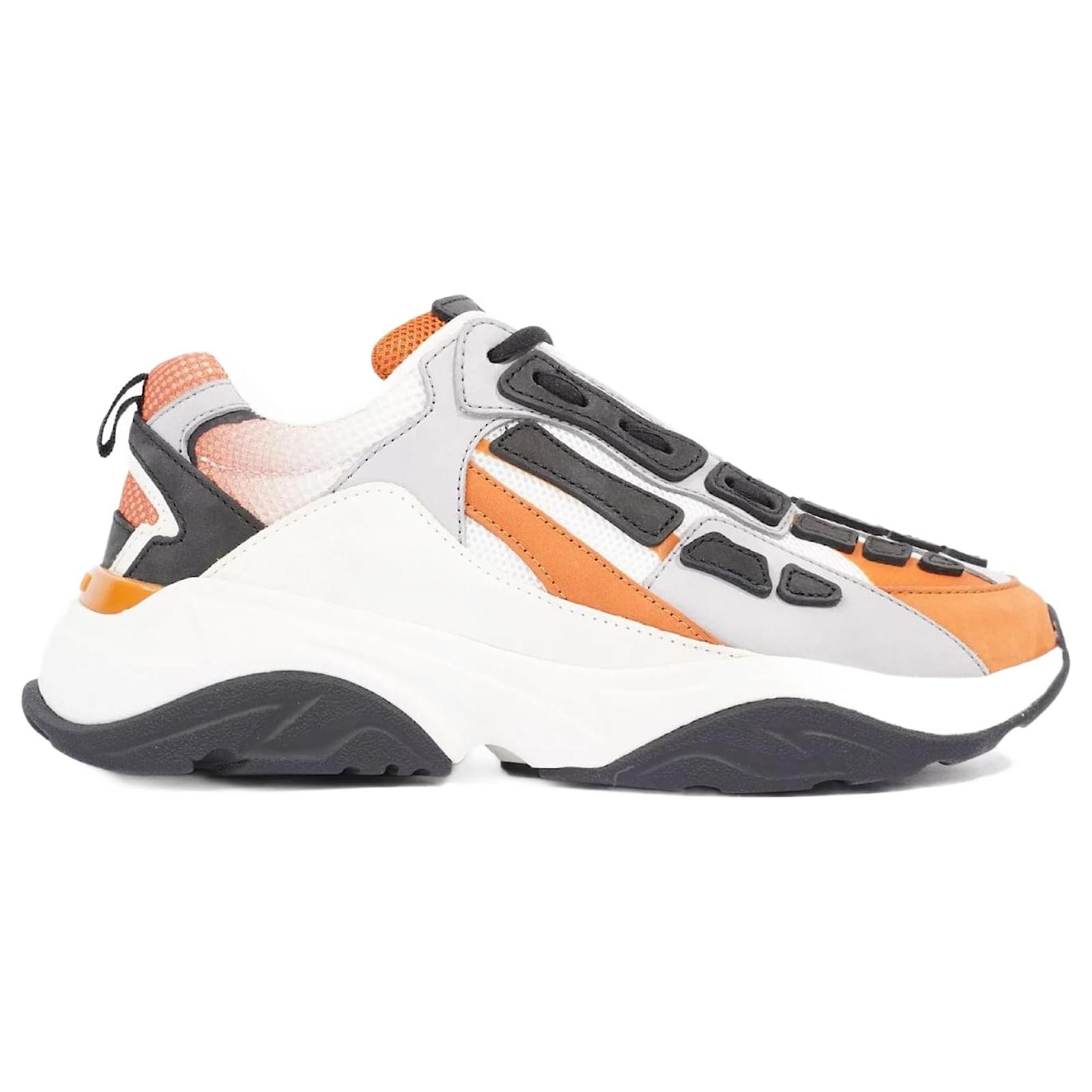 Amiri Mens Bone Runner White / Black / Orange EU 41 / UK 7 Leather ref ...