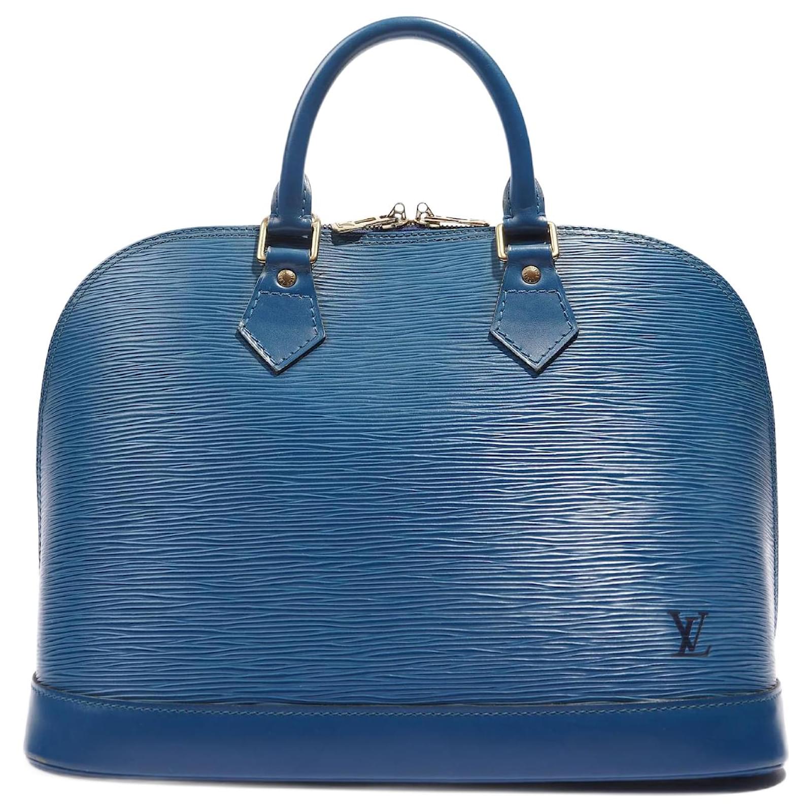 Louis Vuitton Alma Bleu Cuir Epi PM ref.1006026 - Joli Closet