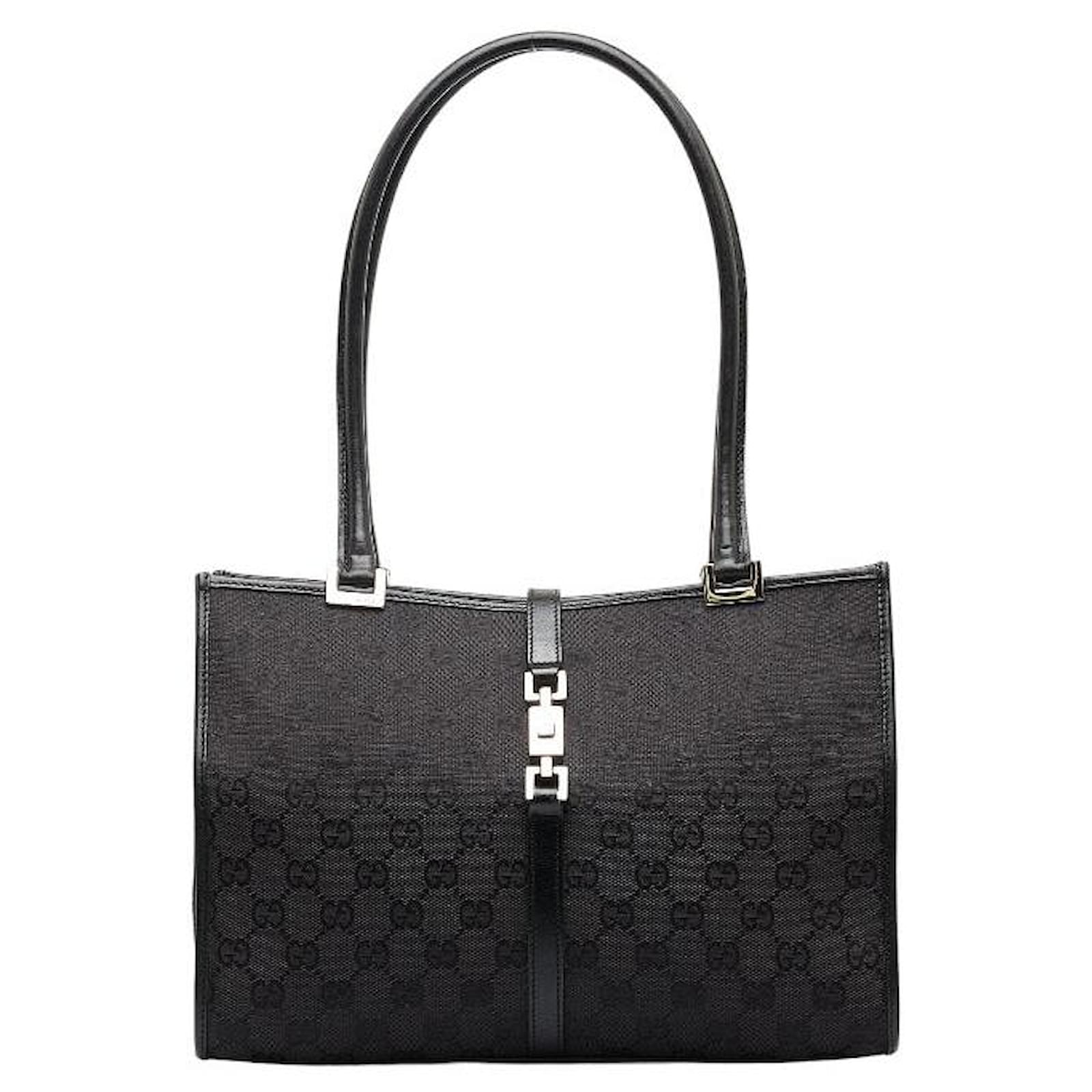 Gucci GG Canvas Jackie Tote 002 1073 Black Cloth ref.1006784 - Joli Closet
