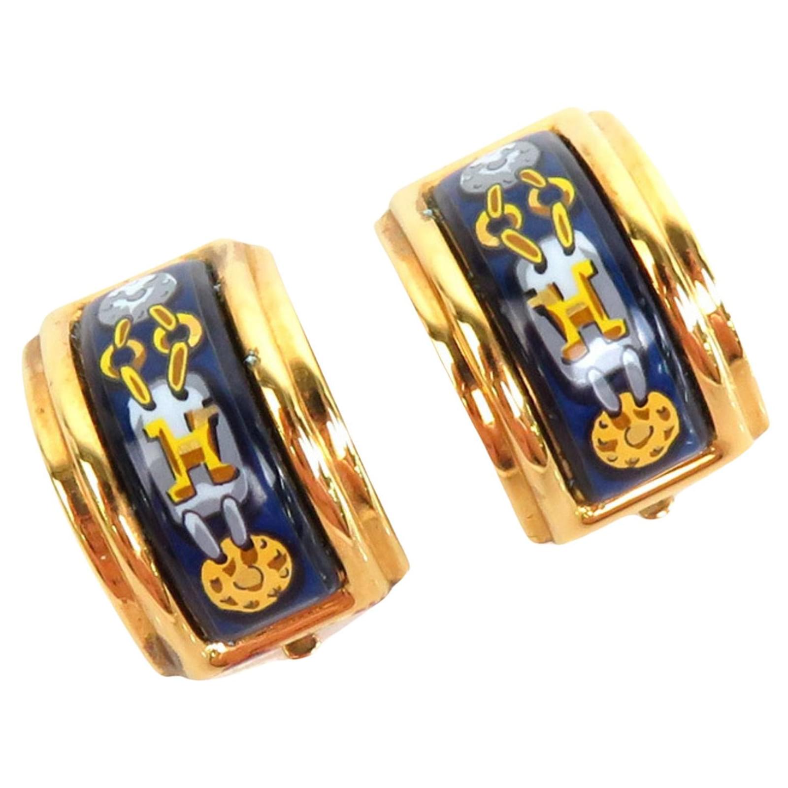 Hermès Emaillés Navy blue Metal ref.1006896 - Joli Closet