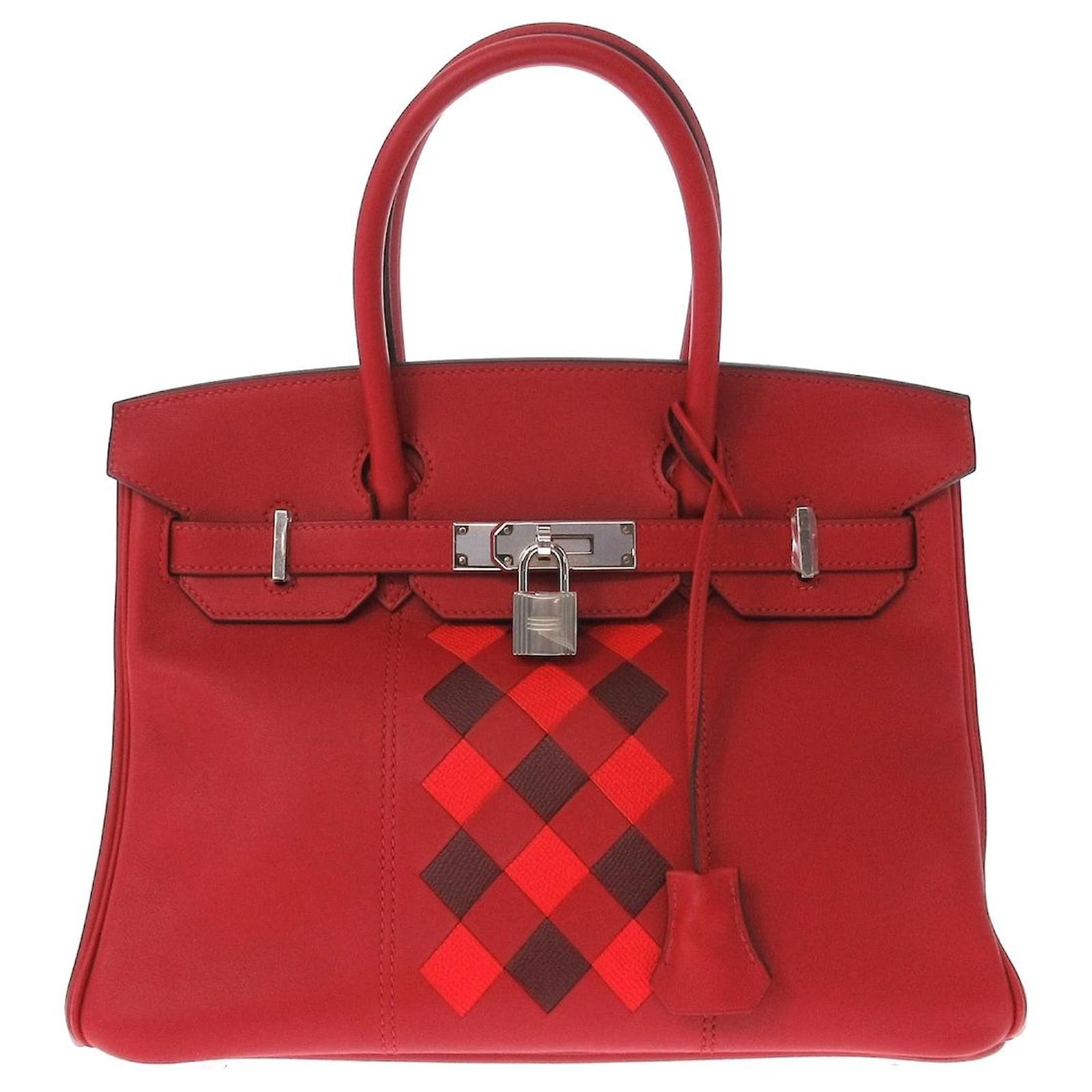 Hermès HERMES BIRKIN 30 Red Leather ref.1007149 - Joli Closet