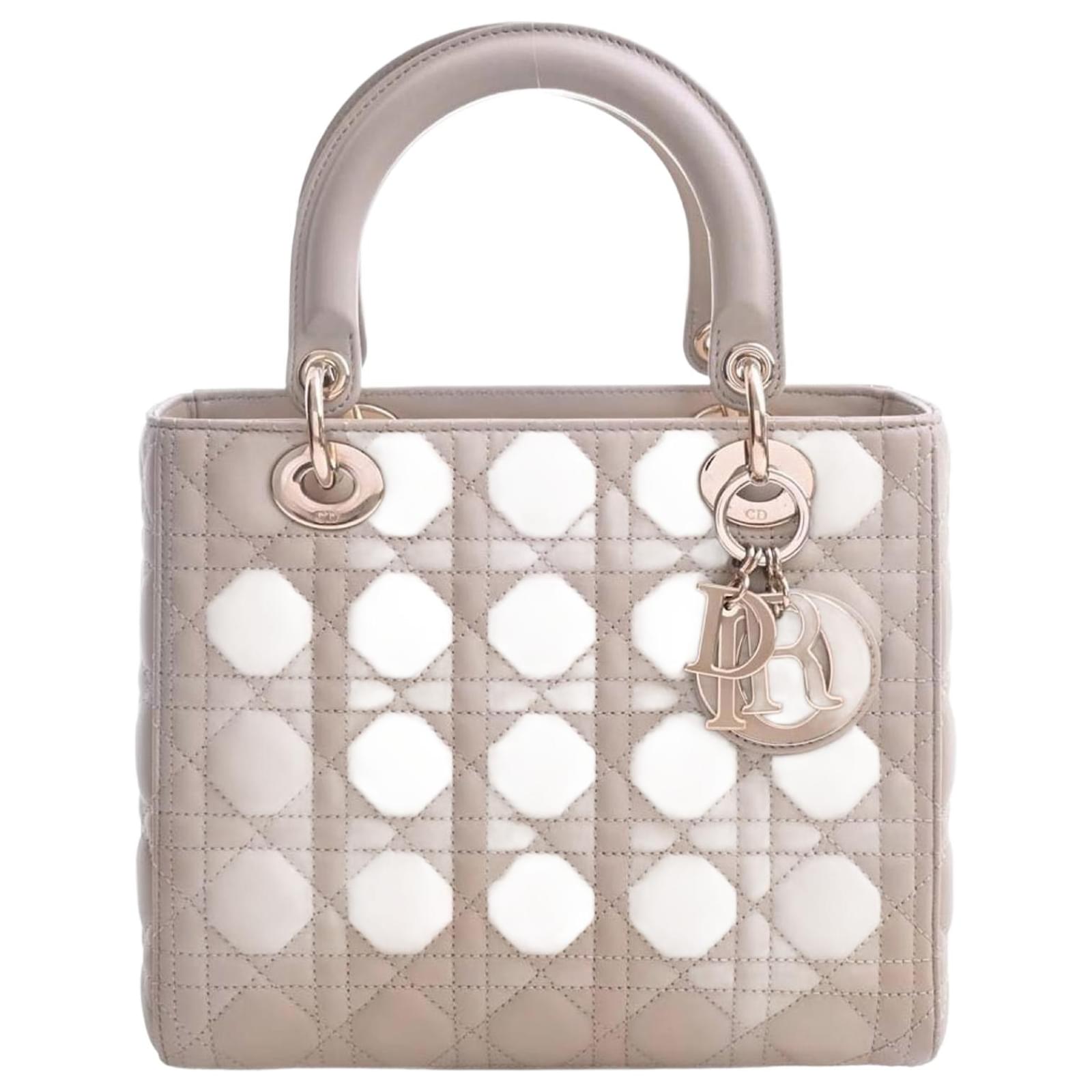 Dior Lady Dior Beige Leather ref.1007369 - Joli Closet