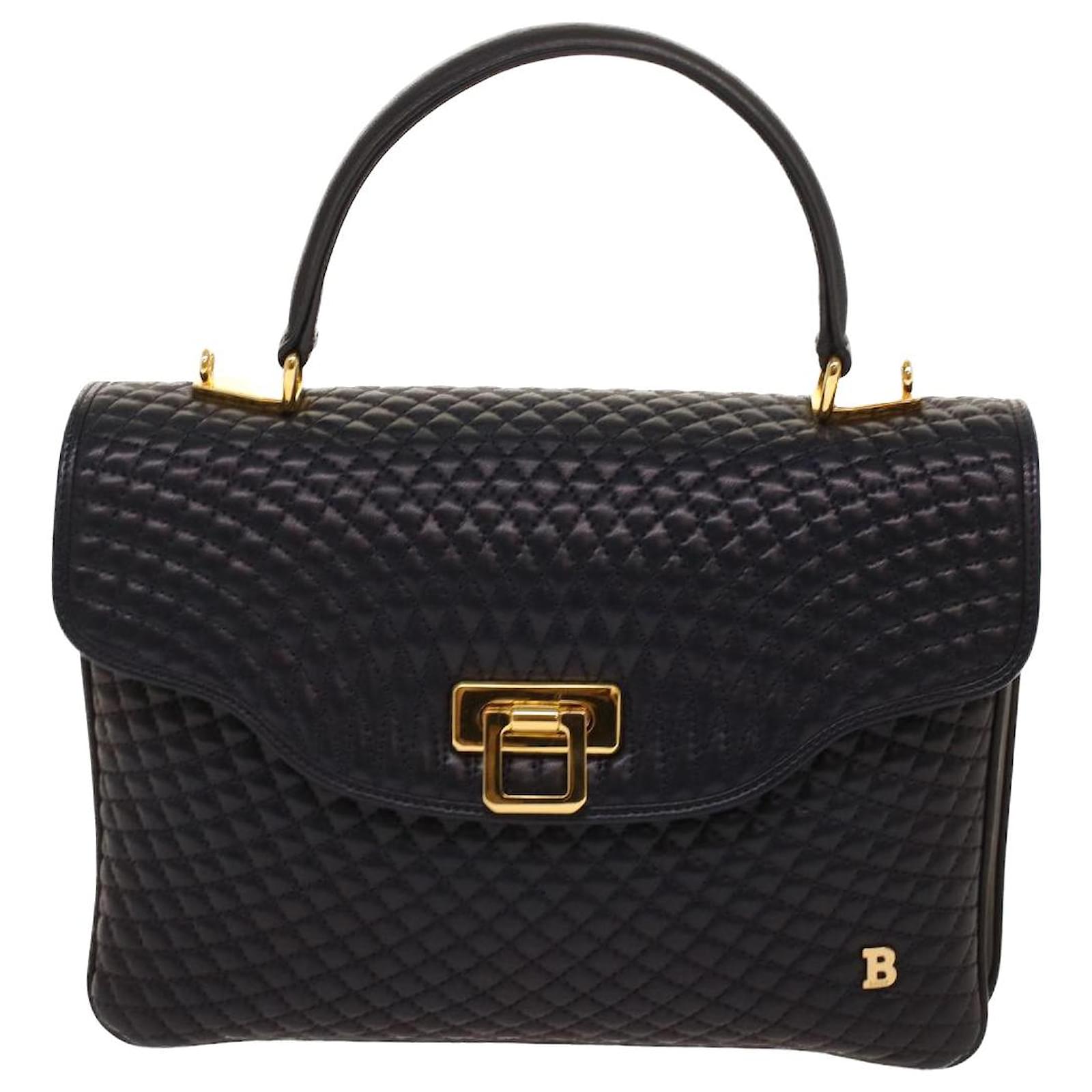 Bally Navy blue Leather ref.1007379 - Joli Closet