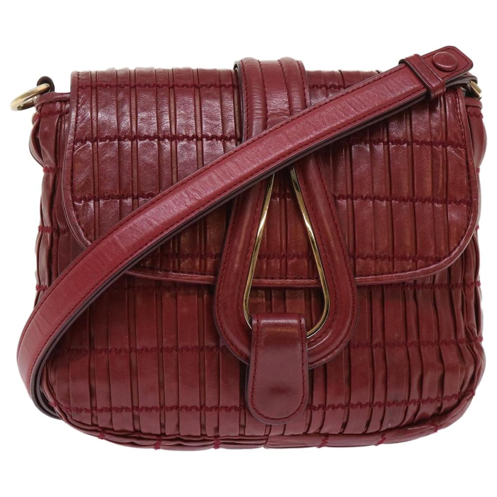 Bally Red Leather ref.1008470 - Joli Closet