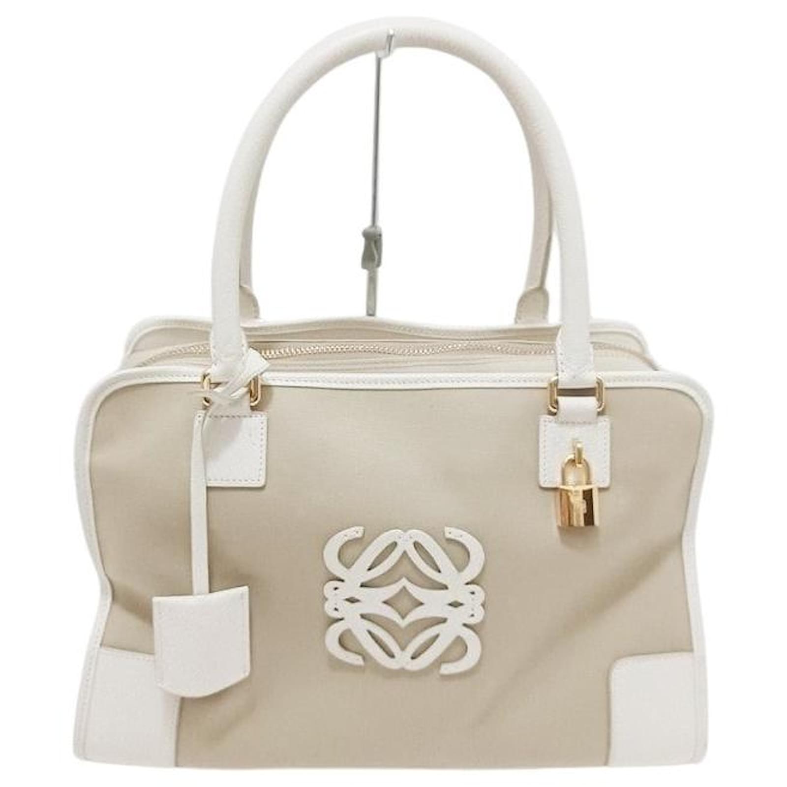 LOEWE AMAZONA Beige Cloth ref.JC1008493 (Sold) - Joli Closet