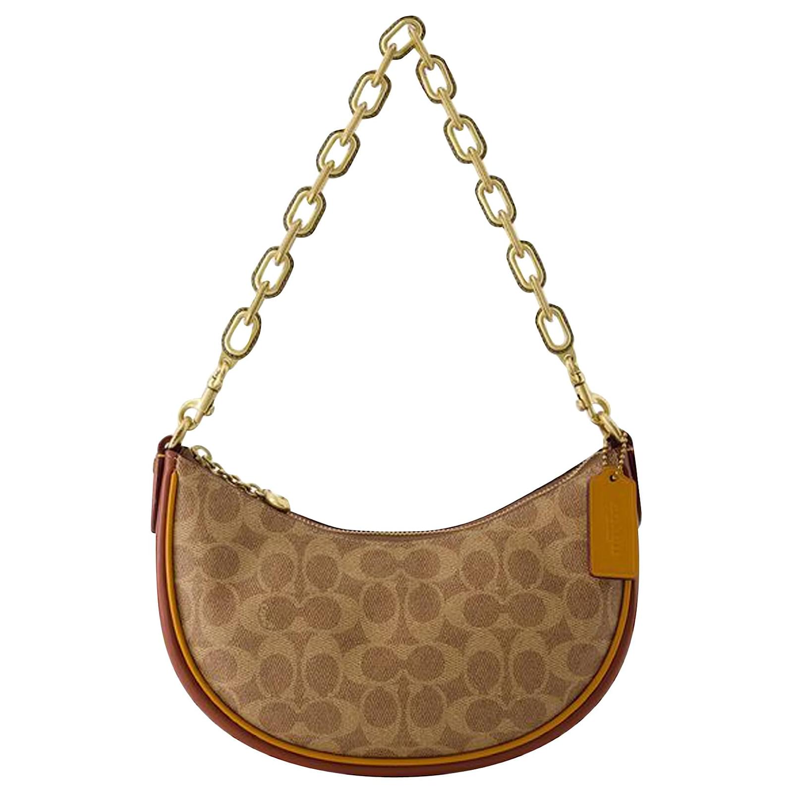 Mira Hobo Bag - Coach - Leather - Tan Rust Brown Pony-style calfskin ...