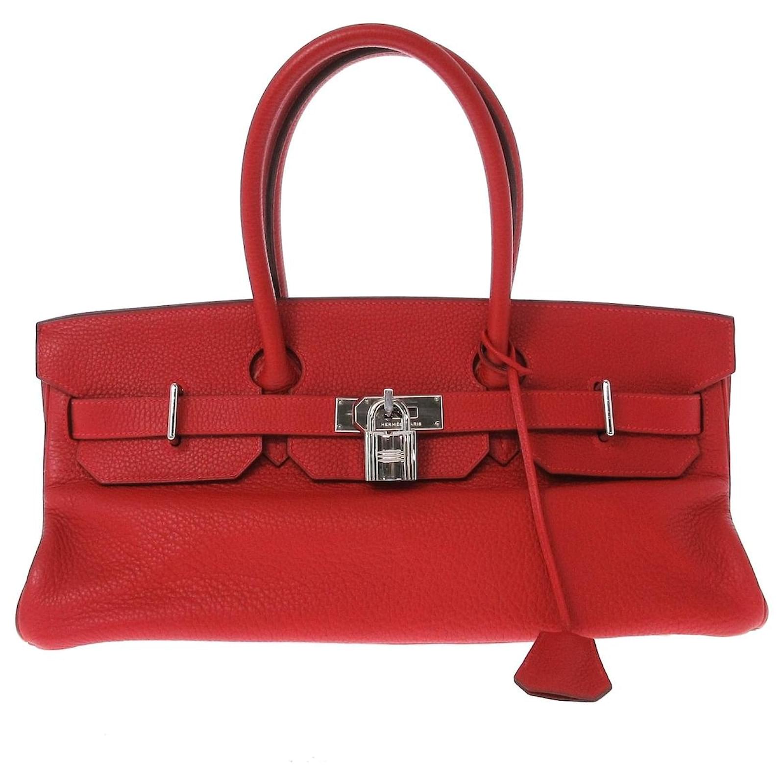 Hermès HERMES BIRKIN Red Leather ref.1008815 - Joli Closet