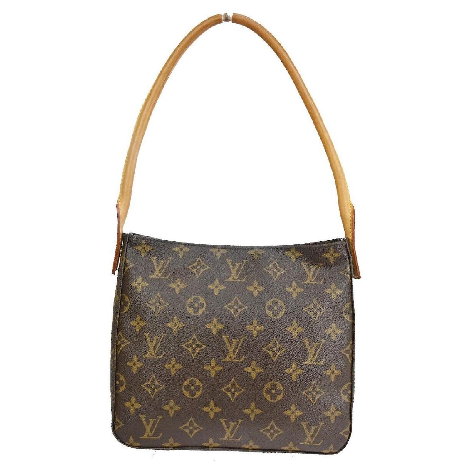 Louis Vuitton Looping MM Brown Cloth ref.1008991 - Joli Closet