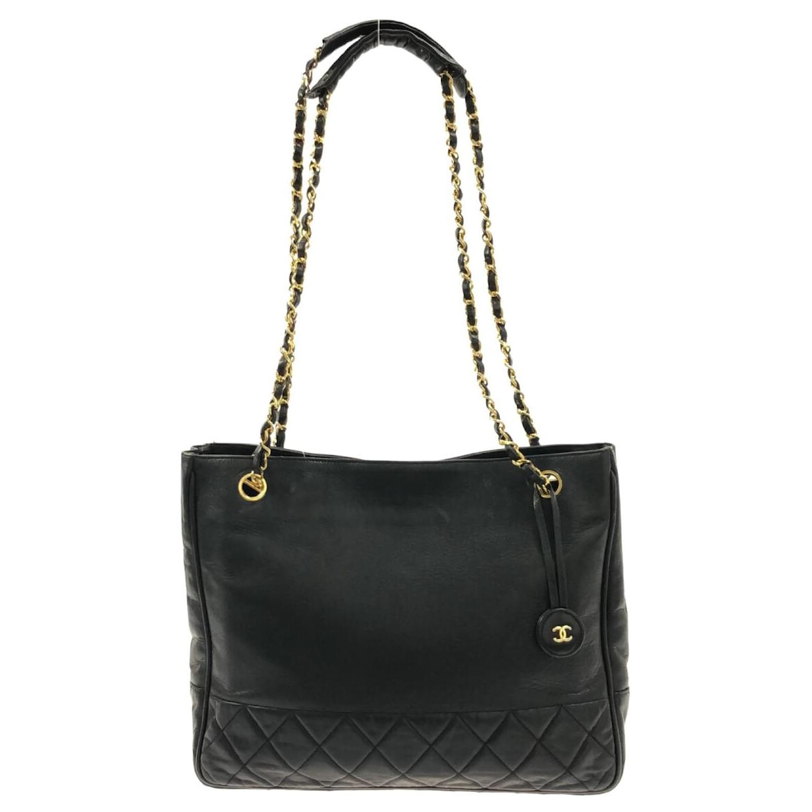 Chanel Matrasse Black Leather ref.972365 - Joli Closet