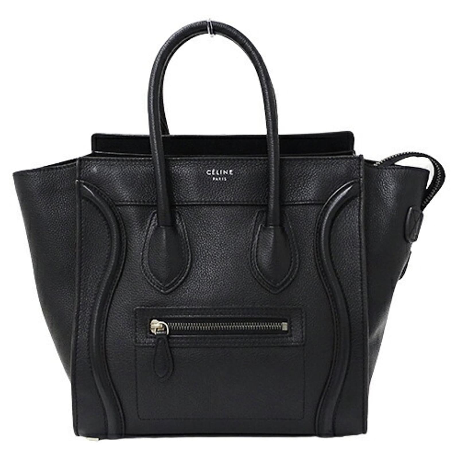 Céline Luggage Black Leather ref.972468 - Joli Closet