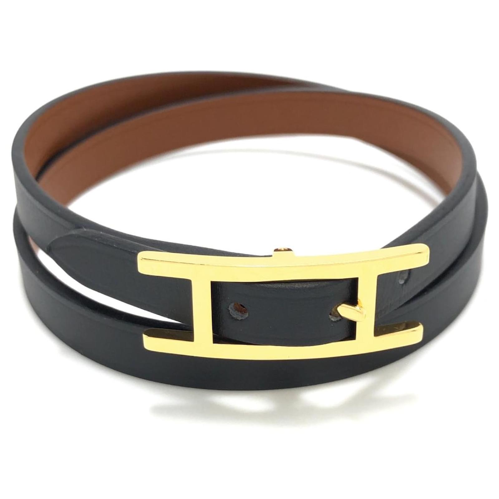 Hermès Hapi 3 Black Leather ref.972539 - Joli Closet