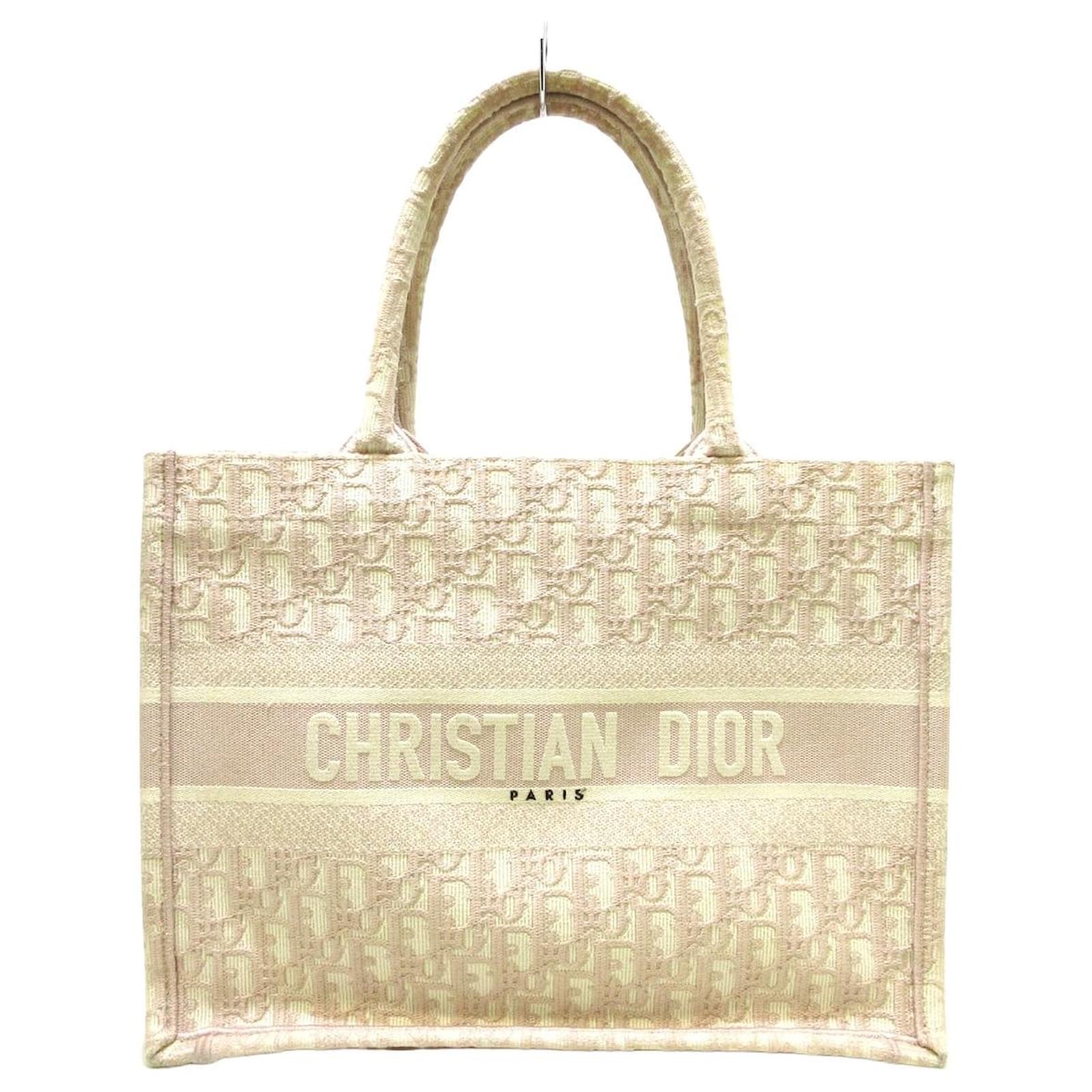 DIOR BOOK TOTE Pink Cloth ref.975214 - Joli Closet