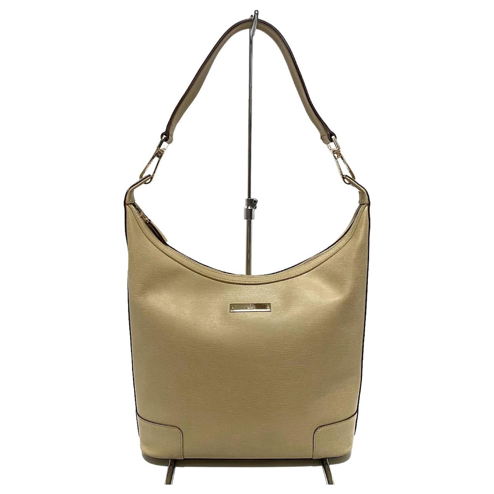 Gucci Metal bar Beige Leather ref.976918 - Joli Closet