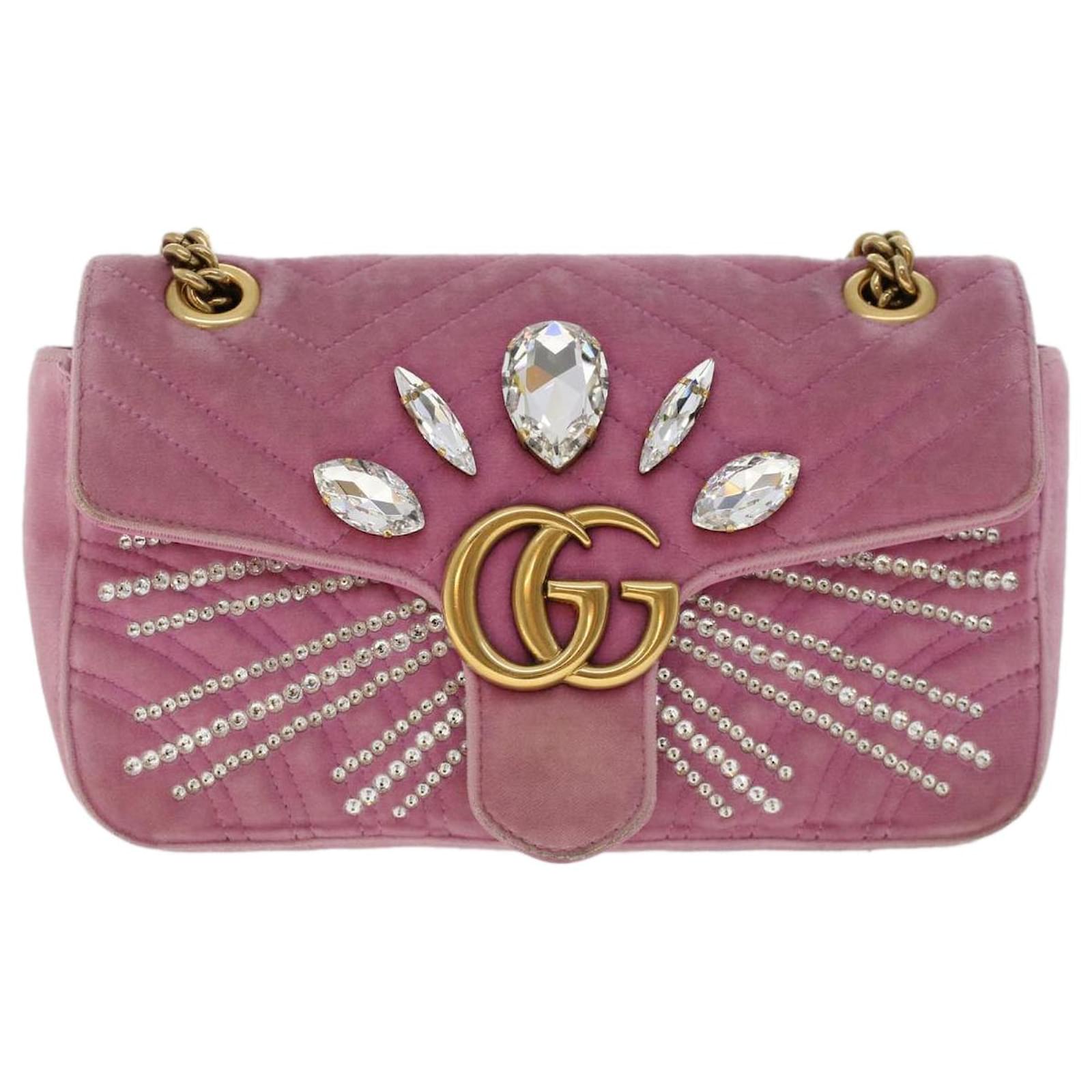 gucci Pink Velvet ref.977059 - Joli Closet