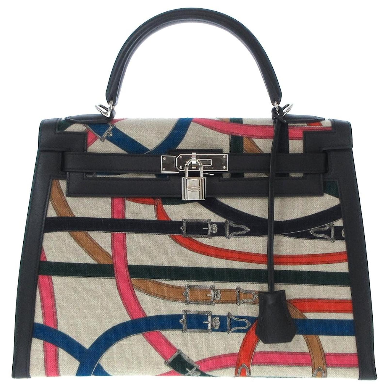 Hermès hermes kelly 32 Multiple colors Cloth ref.978634 - Joli Closet