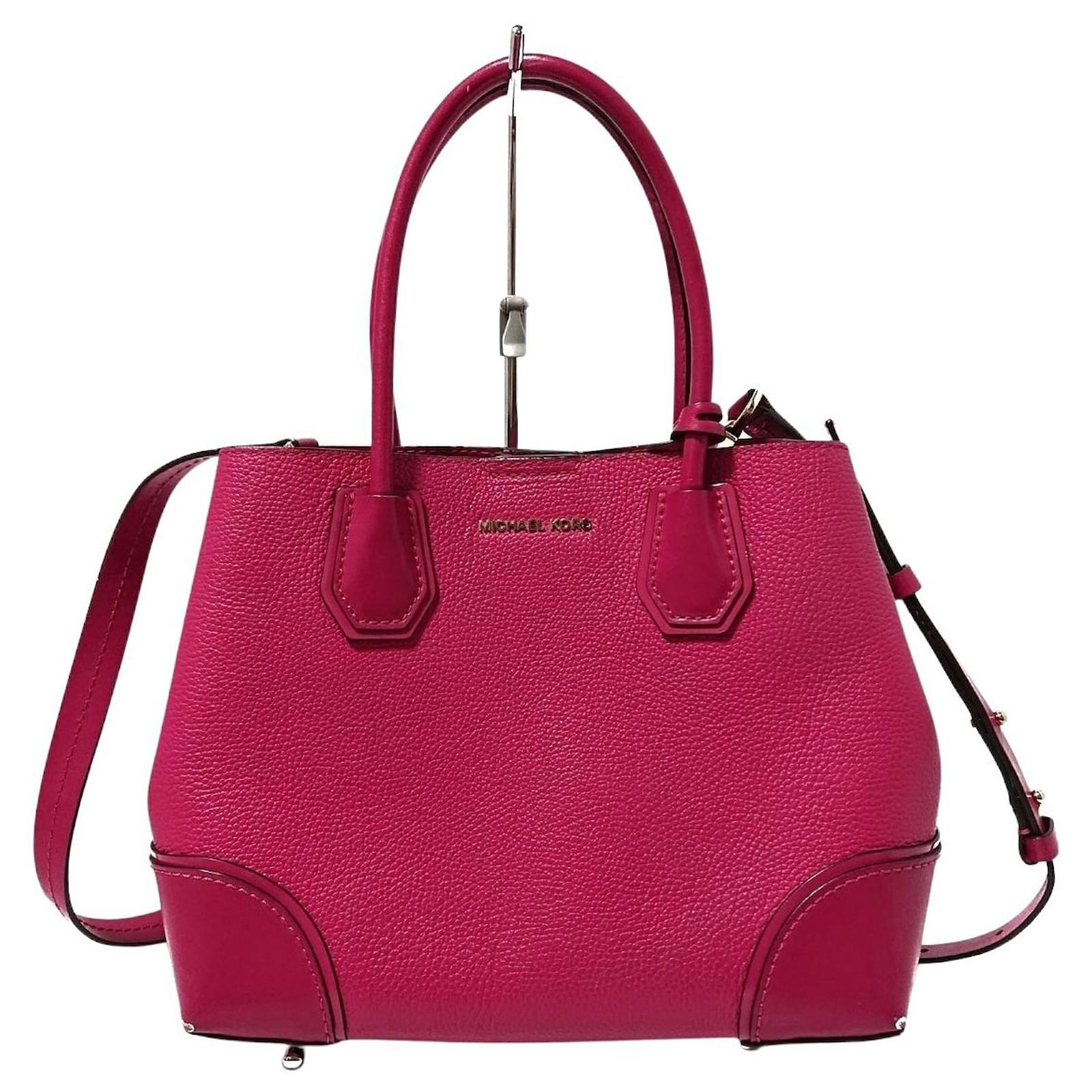 Michael Kors Mercer Pink Leather ref.978797 - Joli Closet