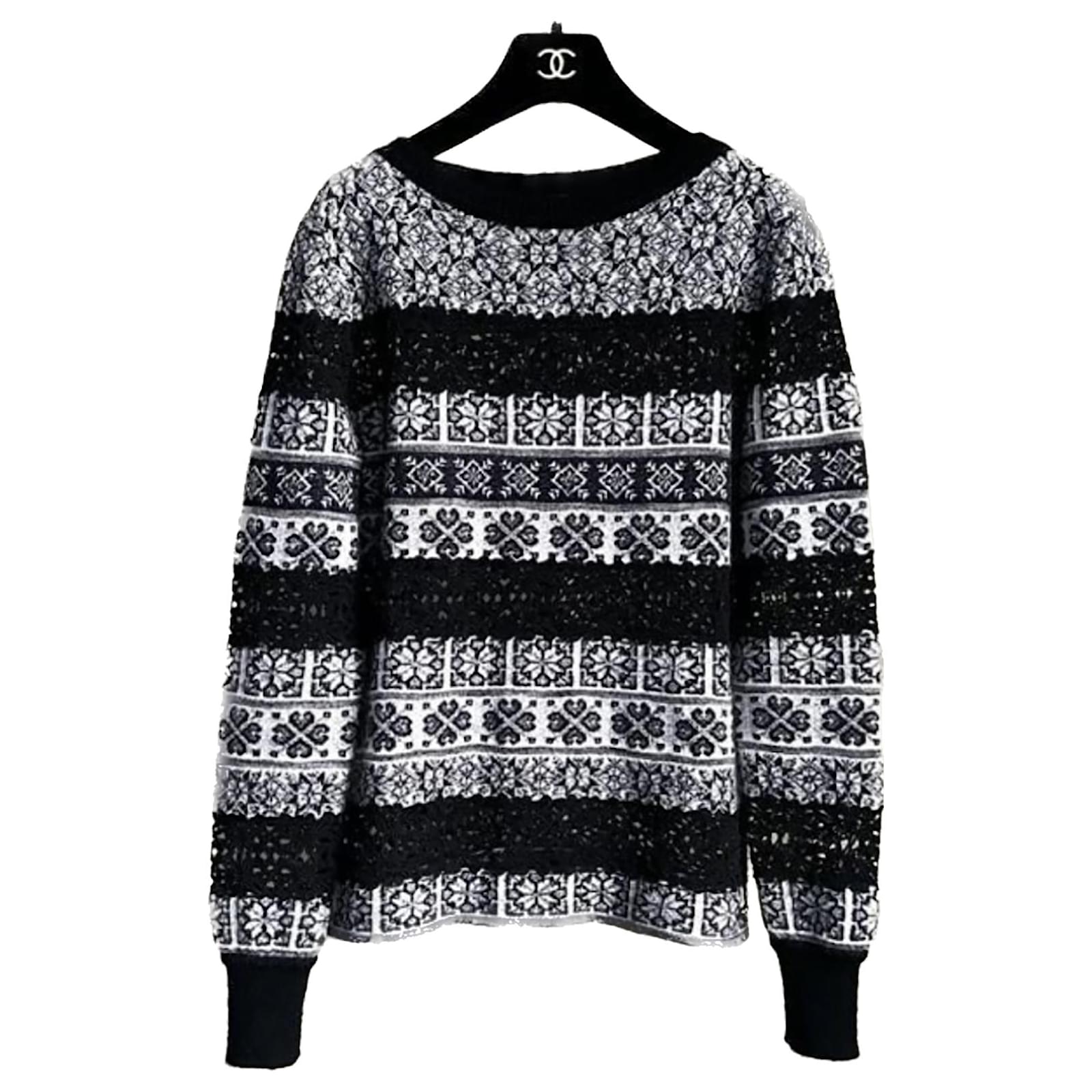 Chanel Paris/Rome Runway Lace Detail Jumper Multiple colors Cashmere ...