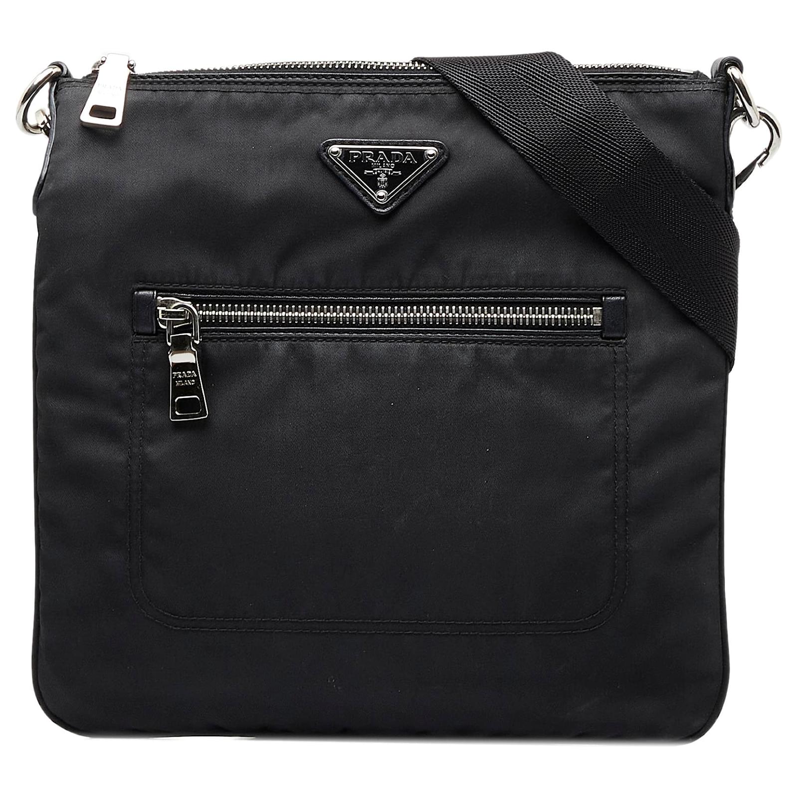 Prada Sac bandoulière noir Tessuto Nylon Tissu ref.980787 - Joli Closet