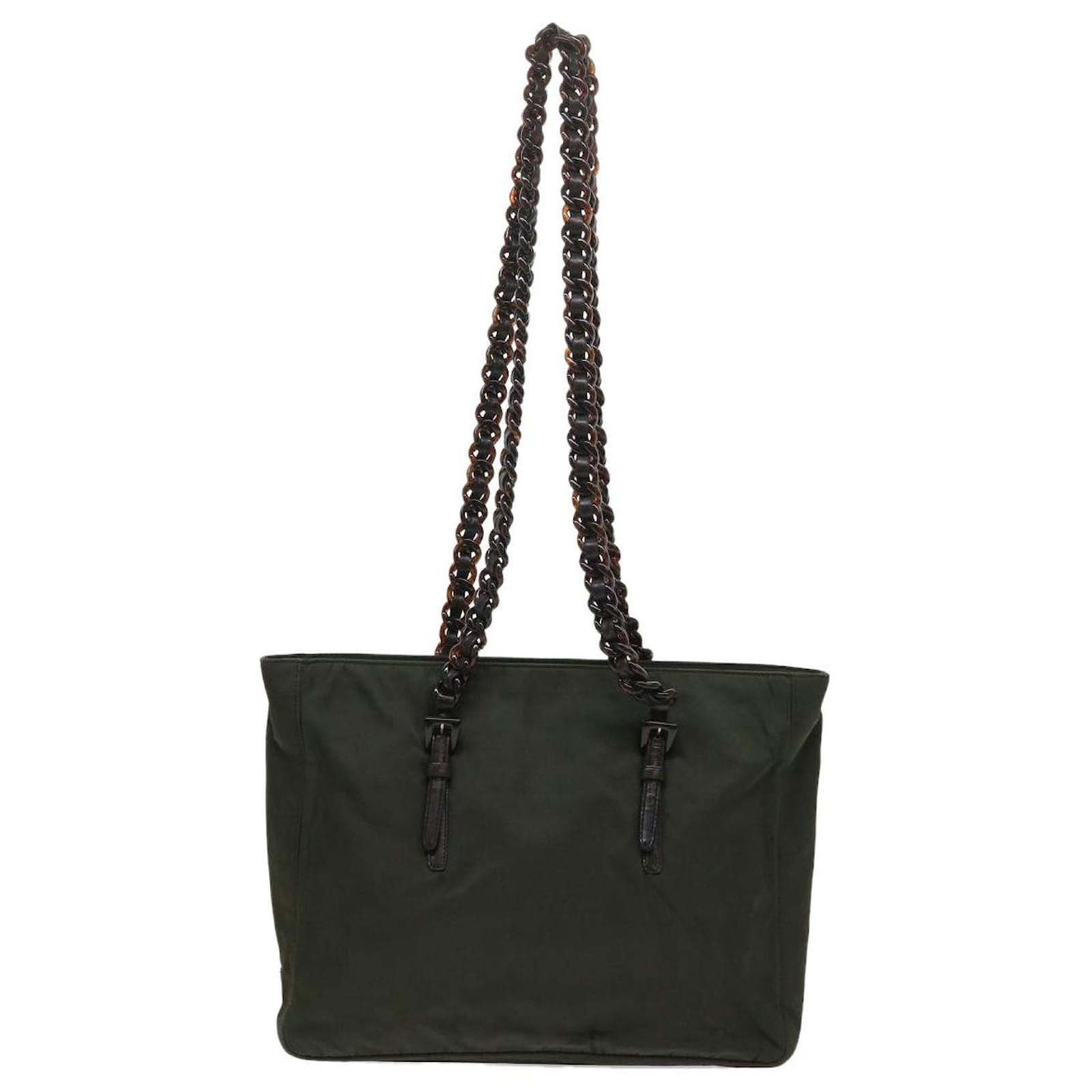 Prada Re-Nylon Synthétique Vert ref.982015 - Joli Closet