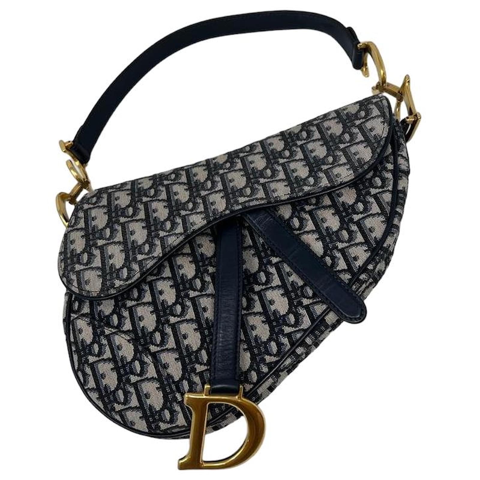 Christian Dior Handbags Blue Cloth ref.984377 - Joli Closet