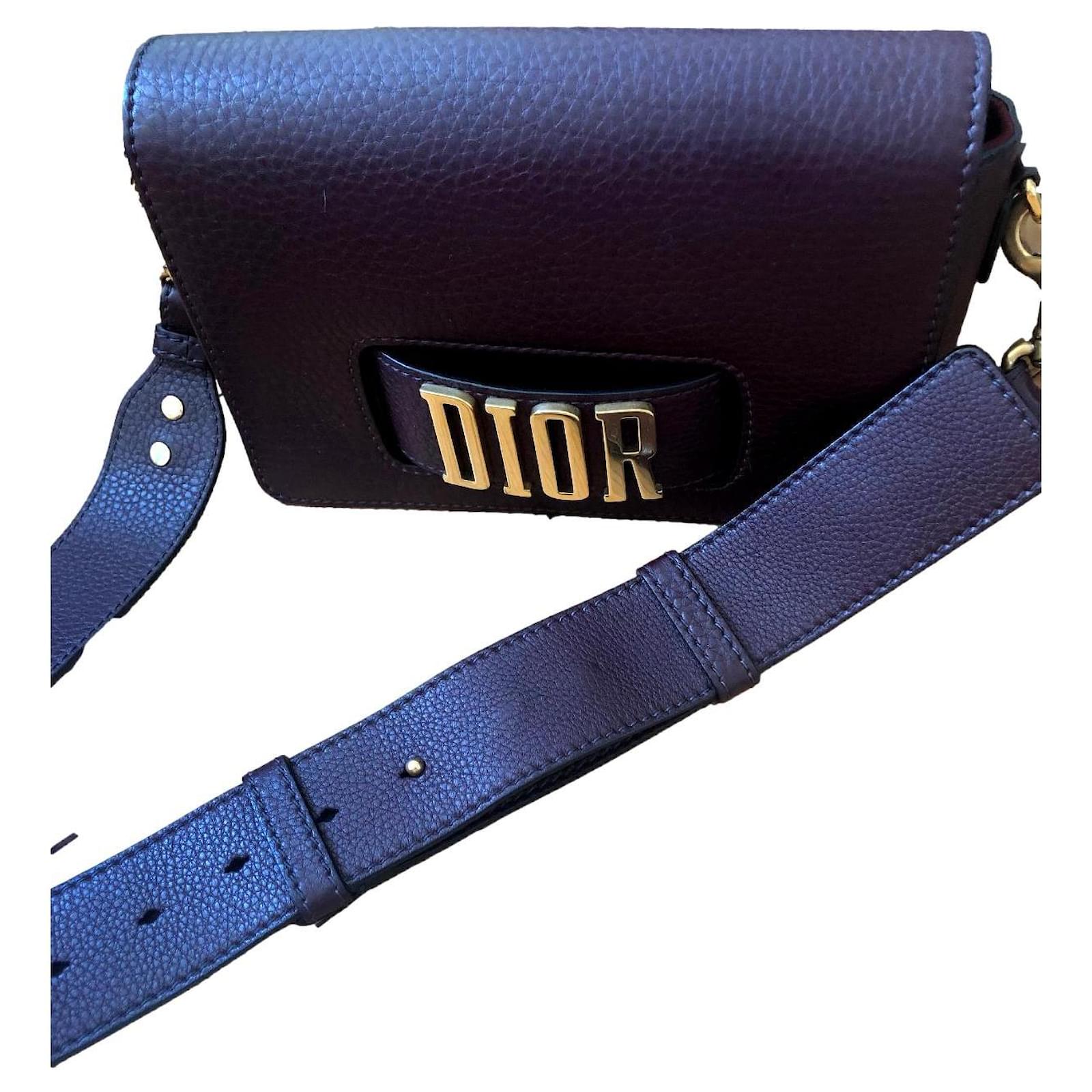 Christian Dior evolution Dark red Leather ref.988736 - Joli Closet