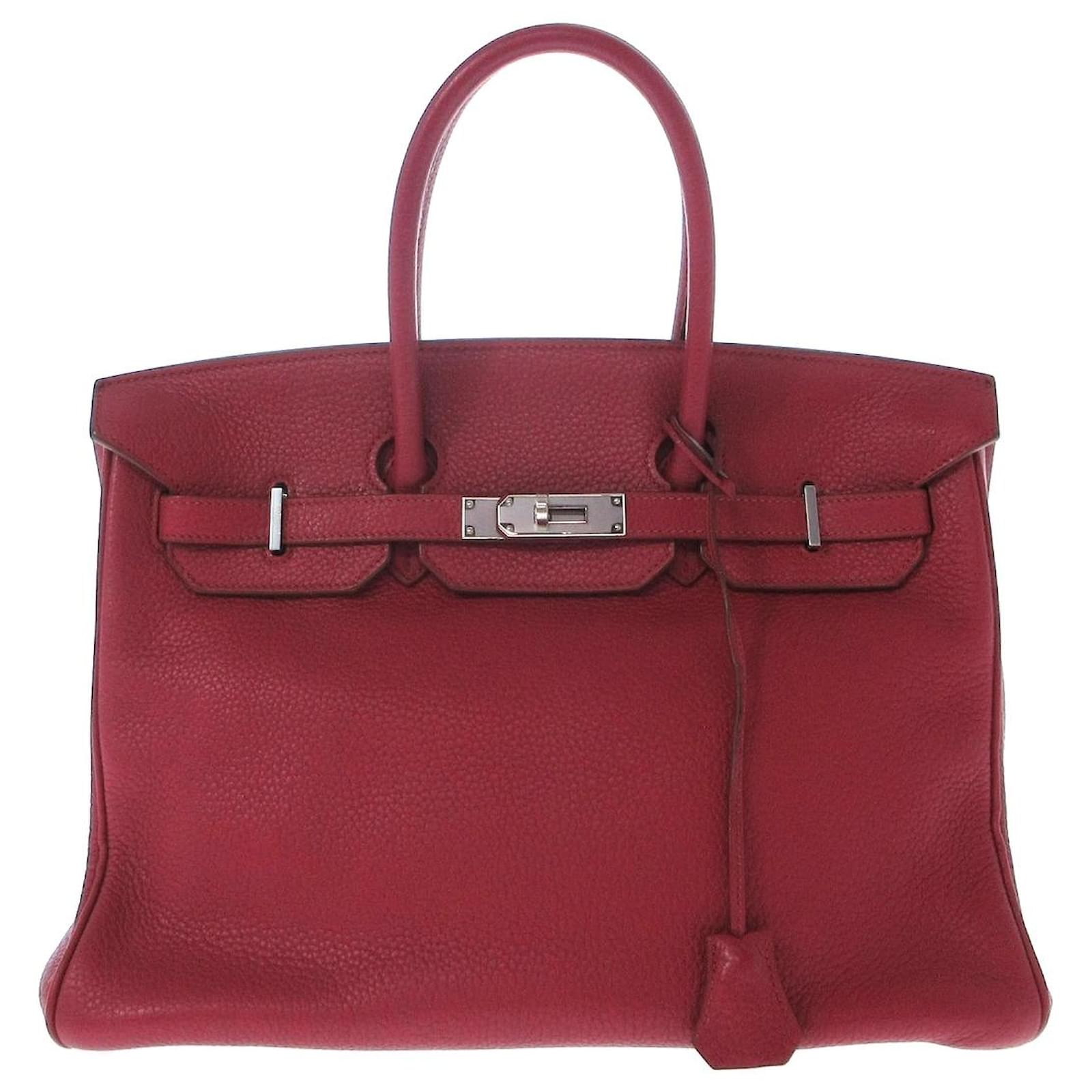 Hermès Birkin 35 Red Leather ref.990660 - Joli Closet